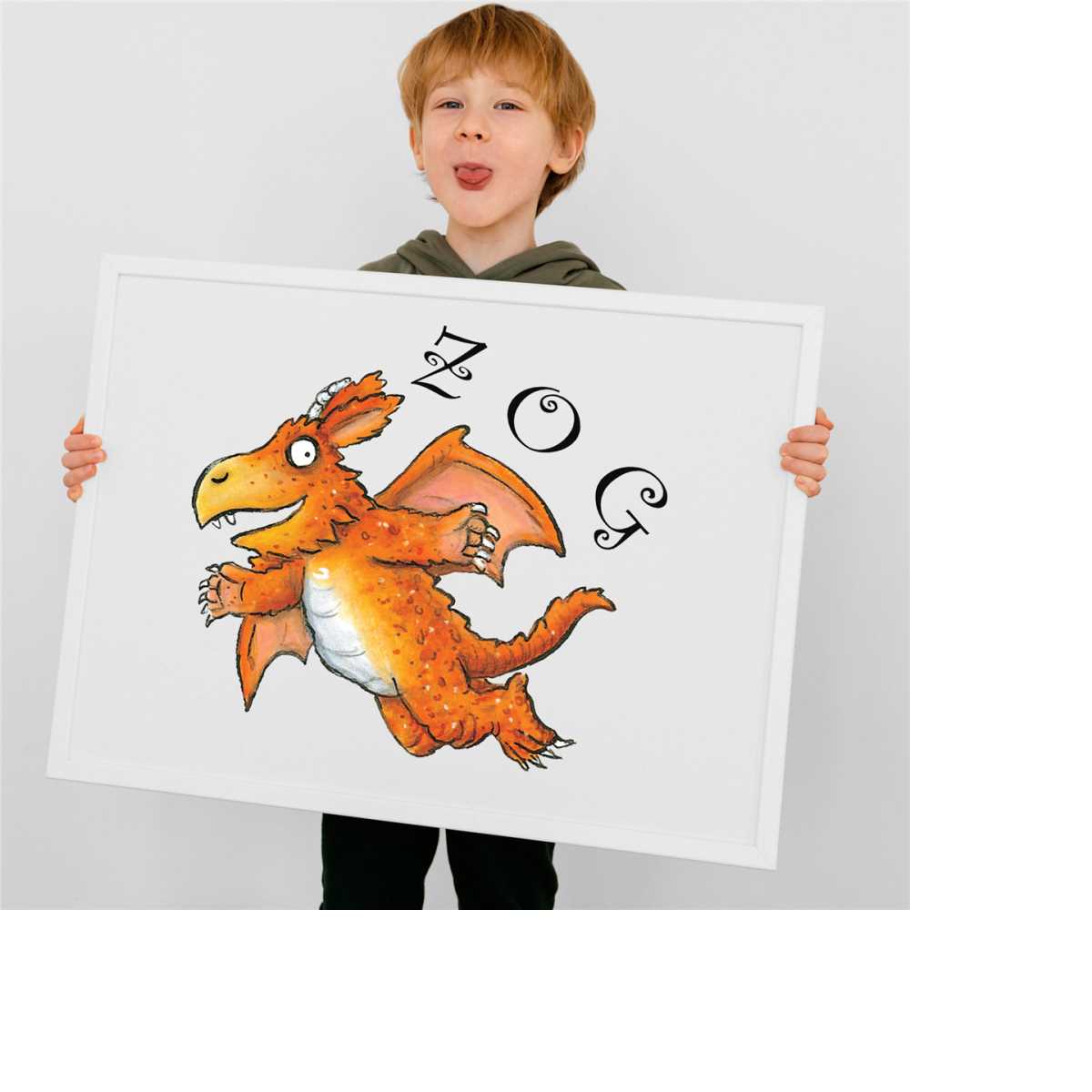 ZOG book poster wall art, Dragon ZOG Digital Download Prints | Inspire ...
