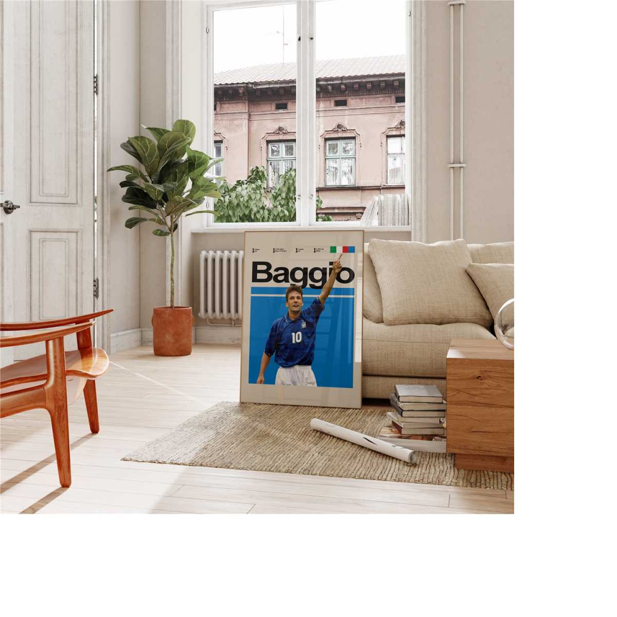 Roberto Baggio Poster, Italy Poster, Football Downloads Wall | Inspire ...