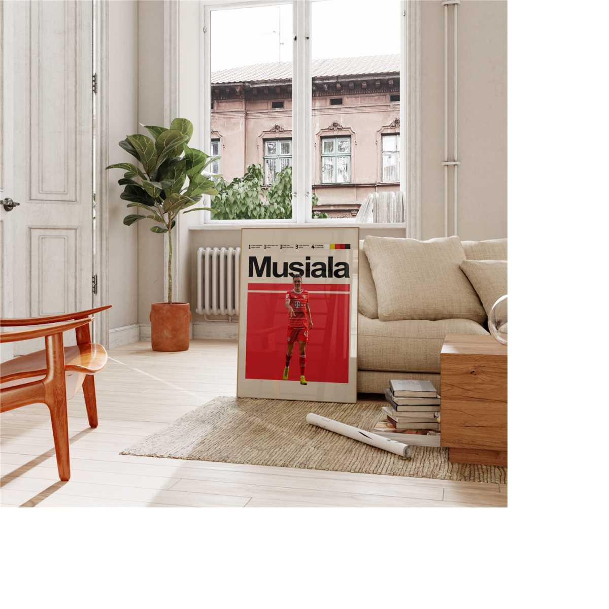 Jamal Musiala Poster, Bayern Munich Poster, Football Instant | Inspire ...