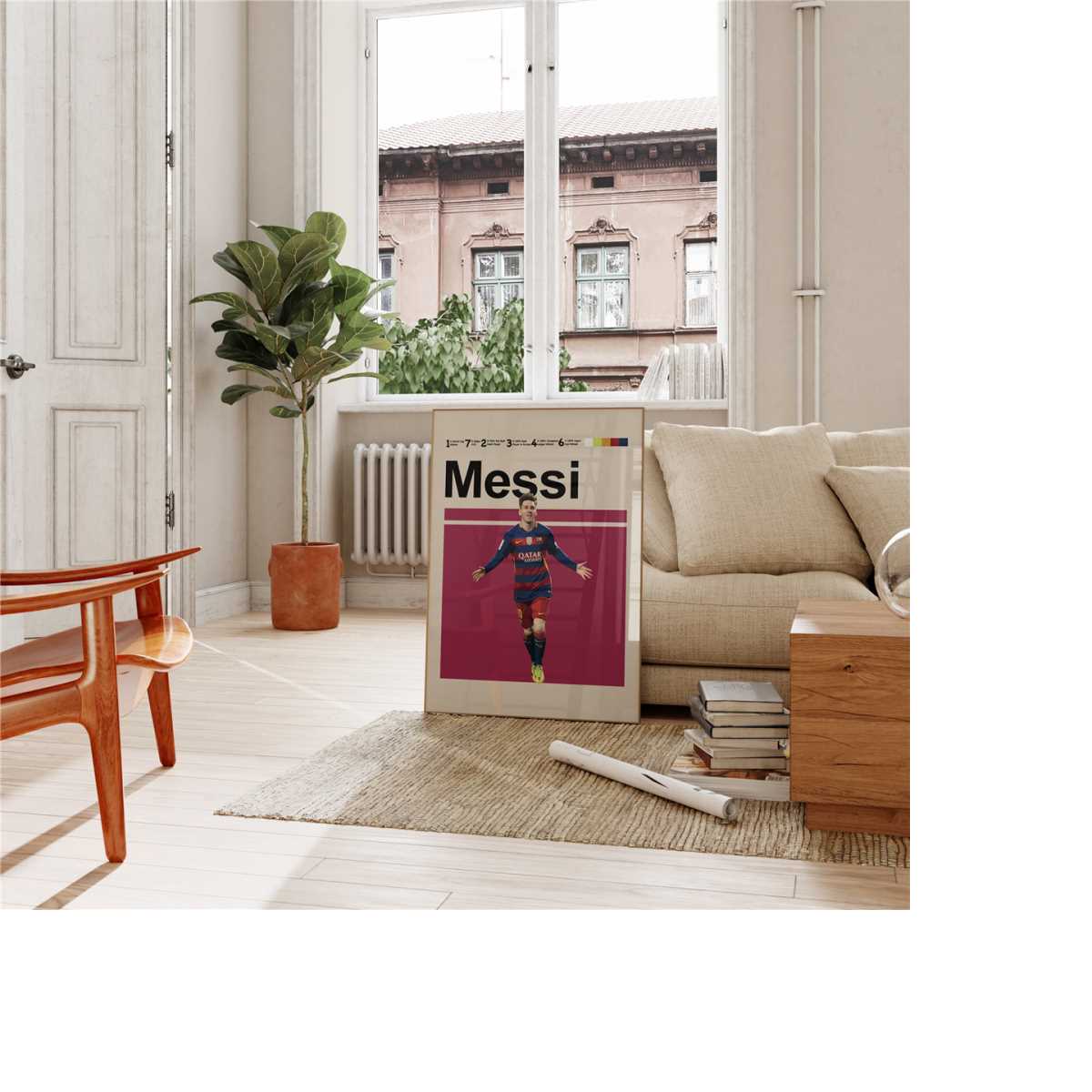 Barcelona Legend Lionel Messi Poster, Printable Digital Wall | Inspire ...