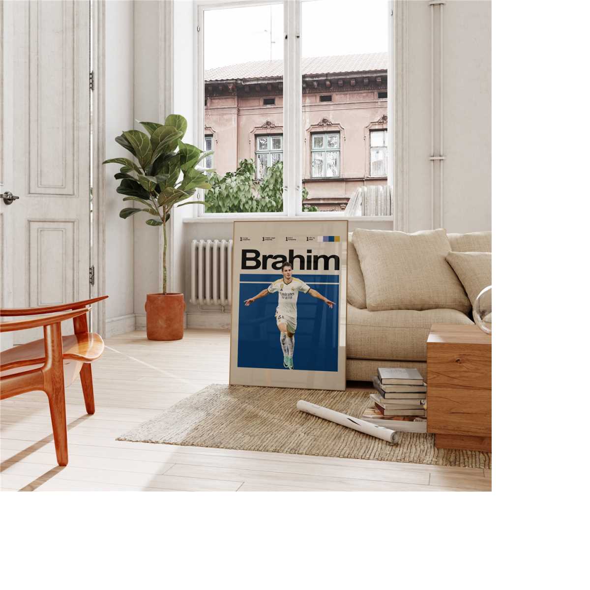 Real Madrid Young Star Brahim Daz Poster, Printable Digital | Inspire ...