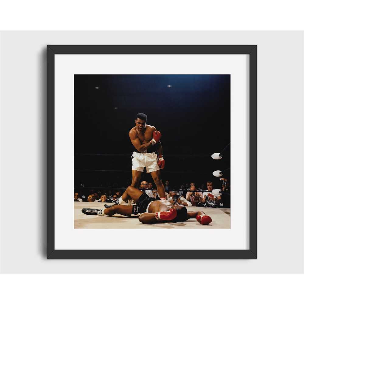 1965 MUHAMMAD ALI vs. Sonny Liston Knockout PAINTING - Digit | Inspire ...