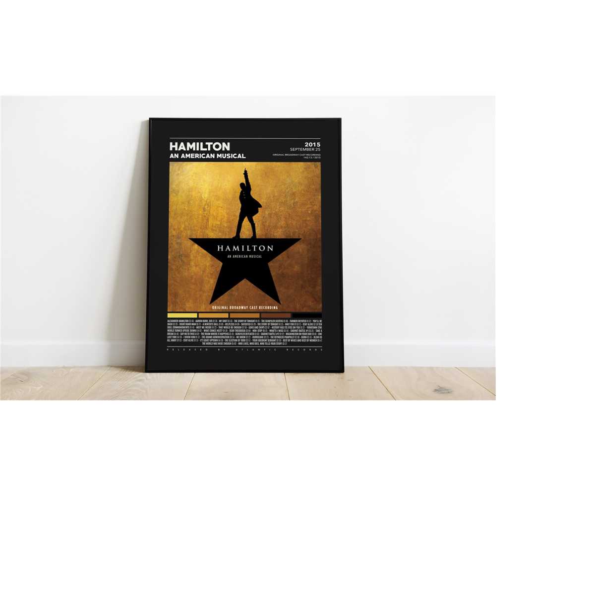 Hamilton An American Musical Poster / Album Cover Poster, Pr - Inspire ...