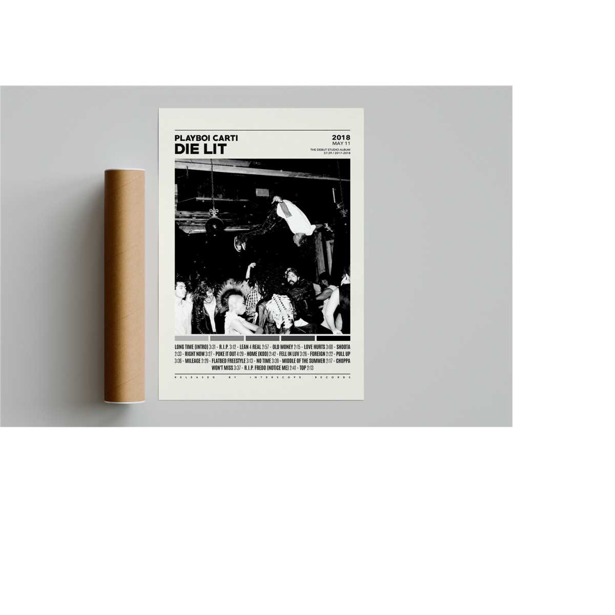 Playboi Carti Posters / Die Lit Poster, Tracklist Album Cove | Inspire ...