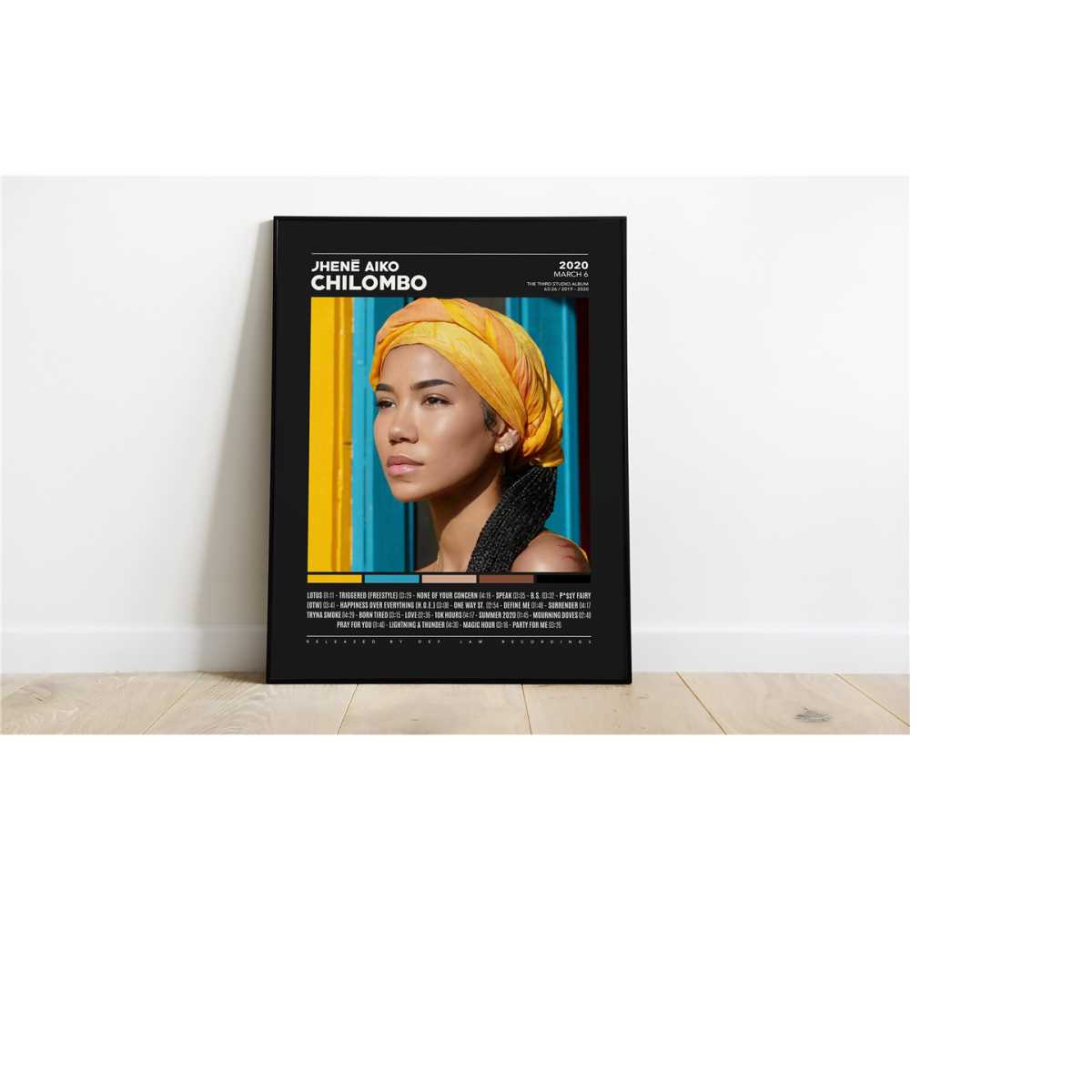 Jhene Aiko Poster / Jhene Aiko Chilombo Poster / Album Cover | Inspire ...