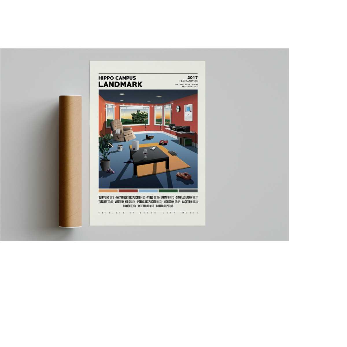 Hippo Campus Posters / Landmark Poster / Album Cover Poster - Inspire ...