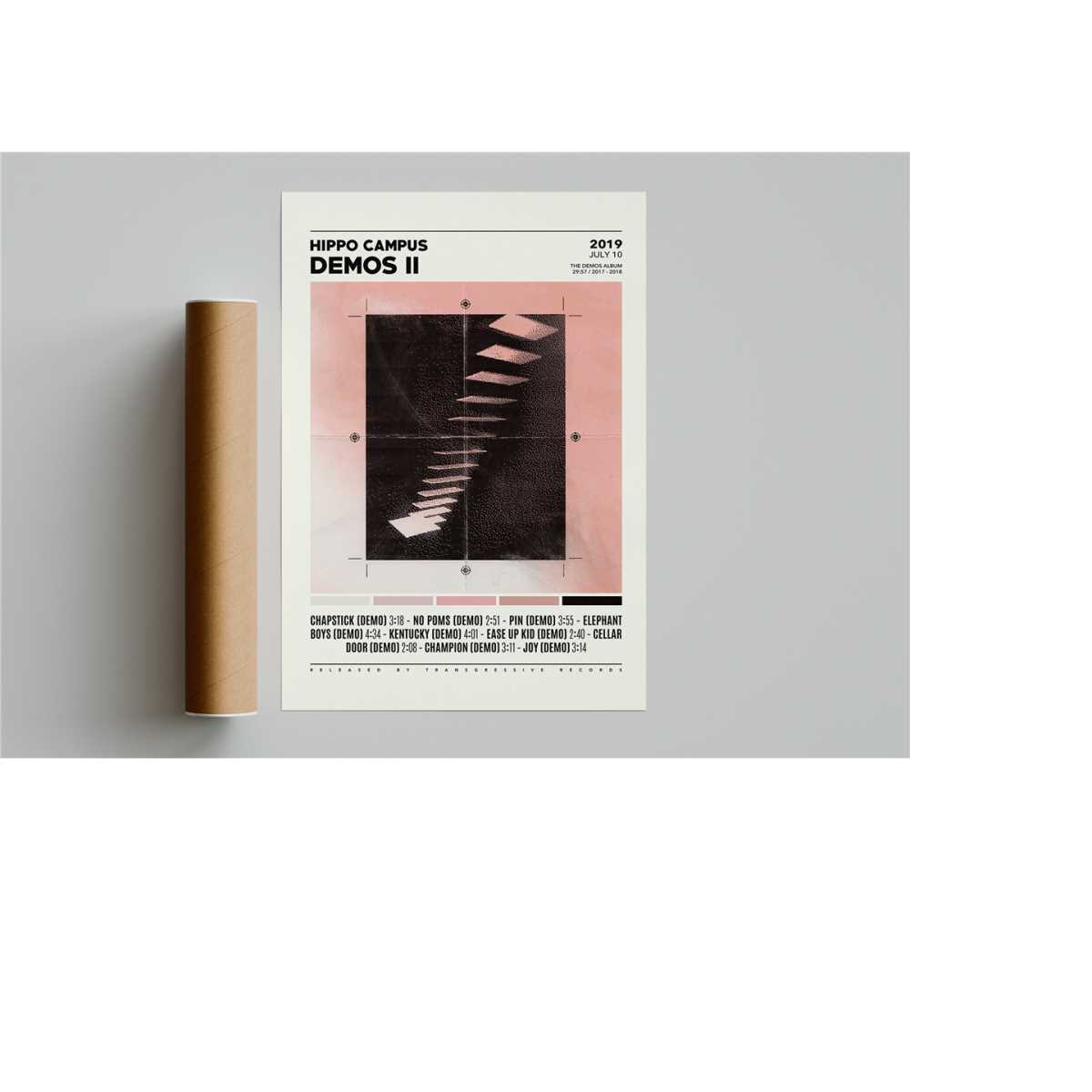 Hippo Campus Posters / Demos II Poster / Album Cover Poster | Inspire ...