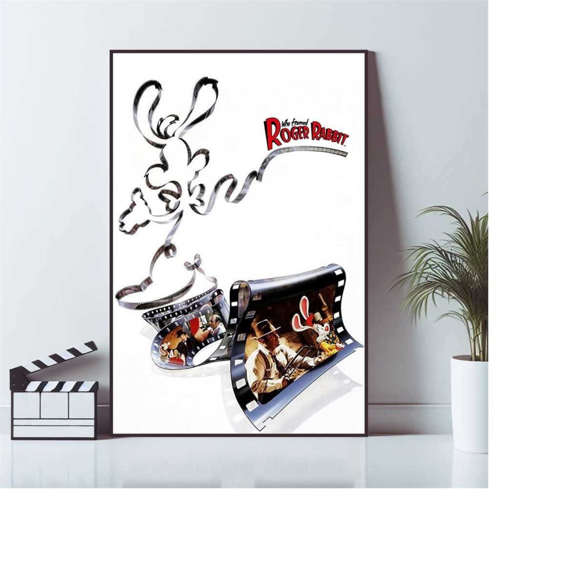 Who Framed Roger Rabbit, Movie Poster, Live Room Wall Art, C | Inspire ...