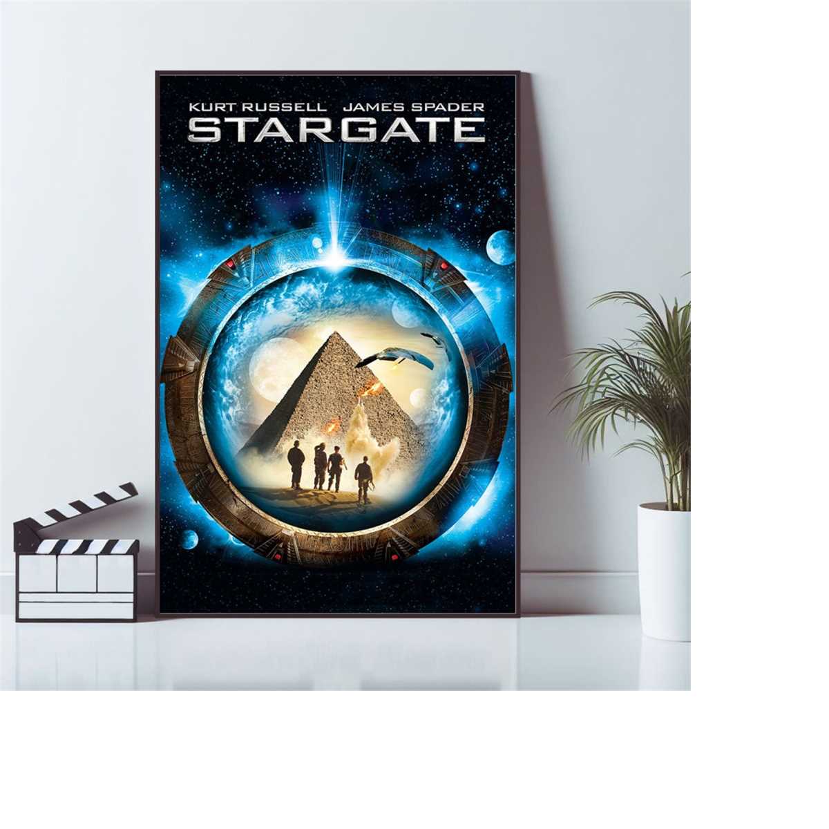Stargate, Movie Poster, Wall Art Prints, Art Poster, Canvas | Inspire ...