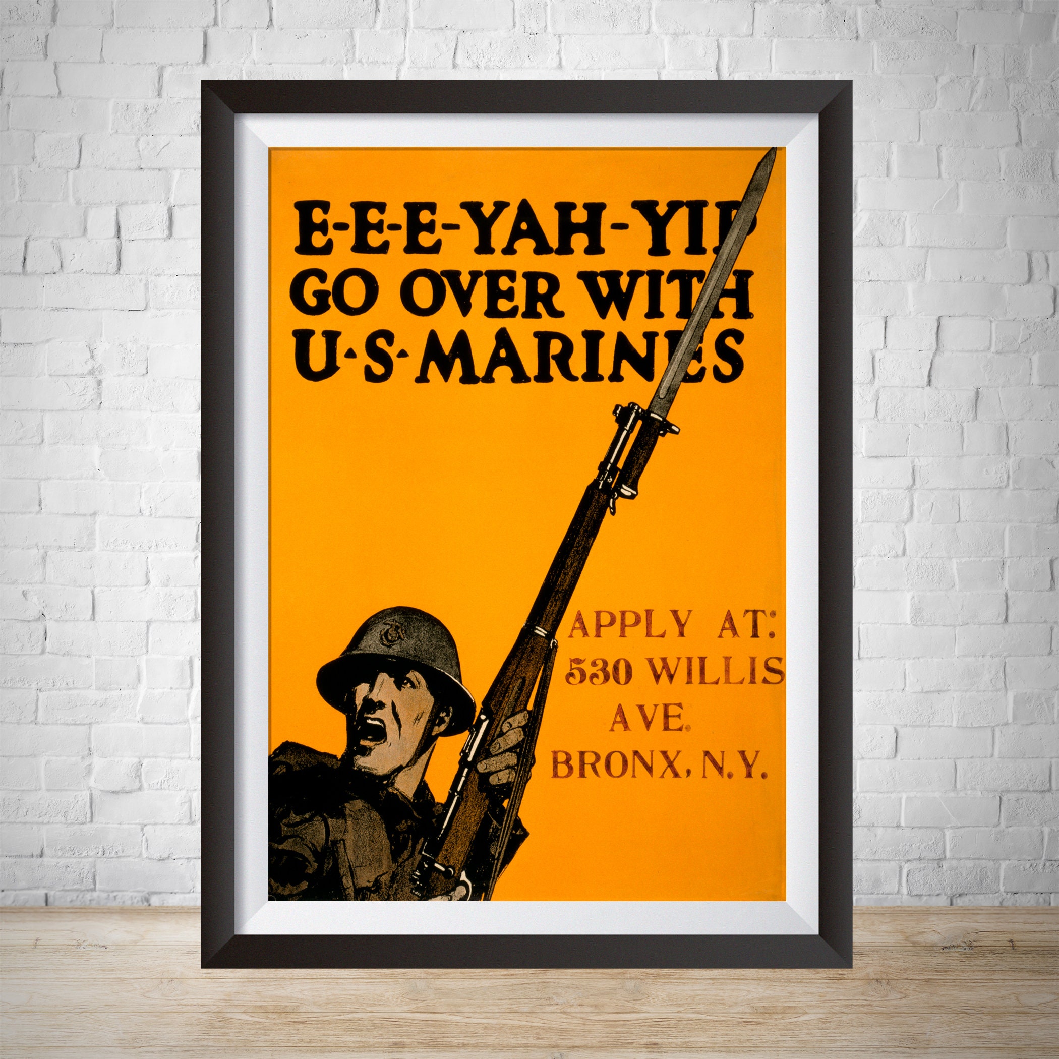World War I Propaganda Marine Recruit Vintage Recruiting Pro | Inspire ...