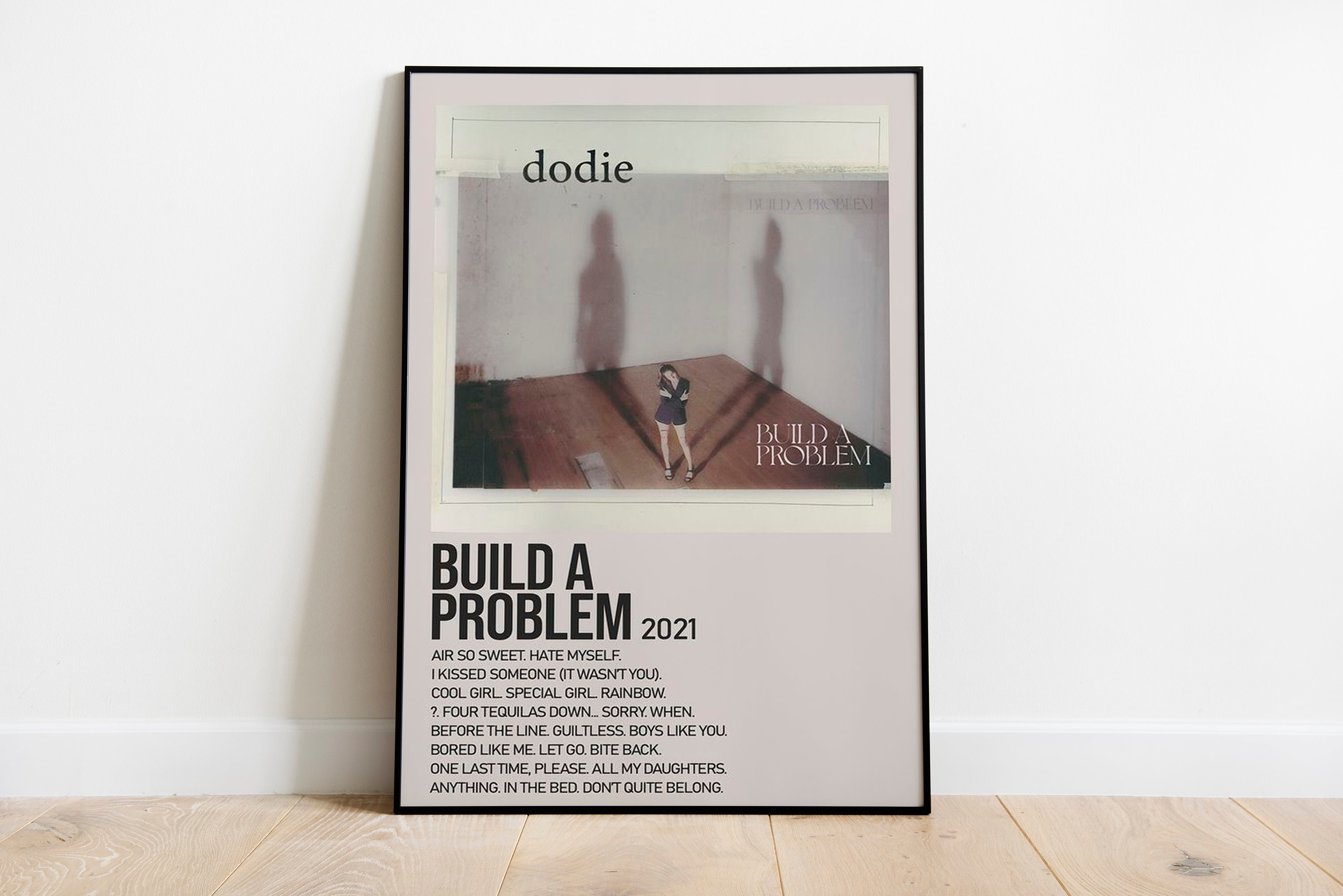 Build A Problem Dodie Minimalist Album Cover Print, Album Po | Inspire ...