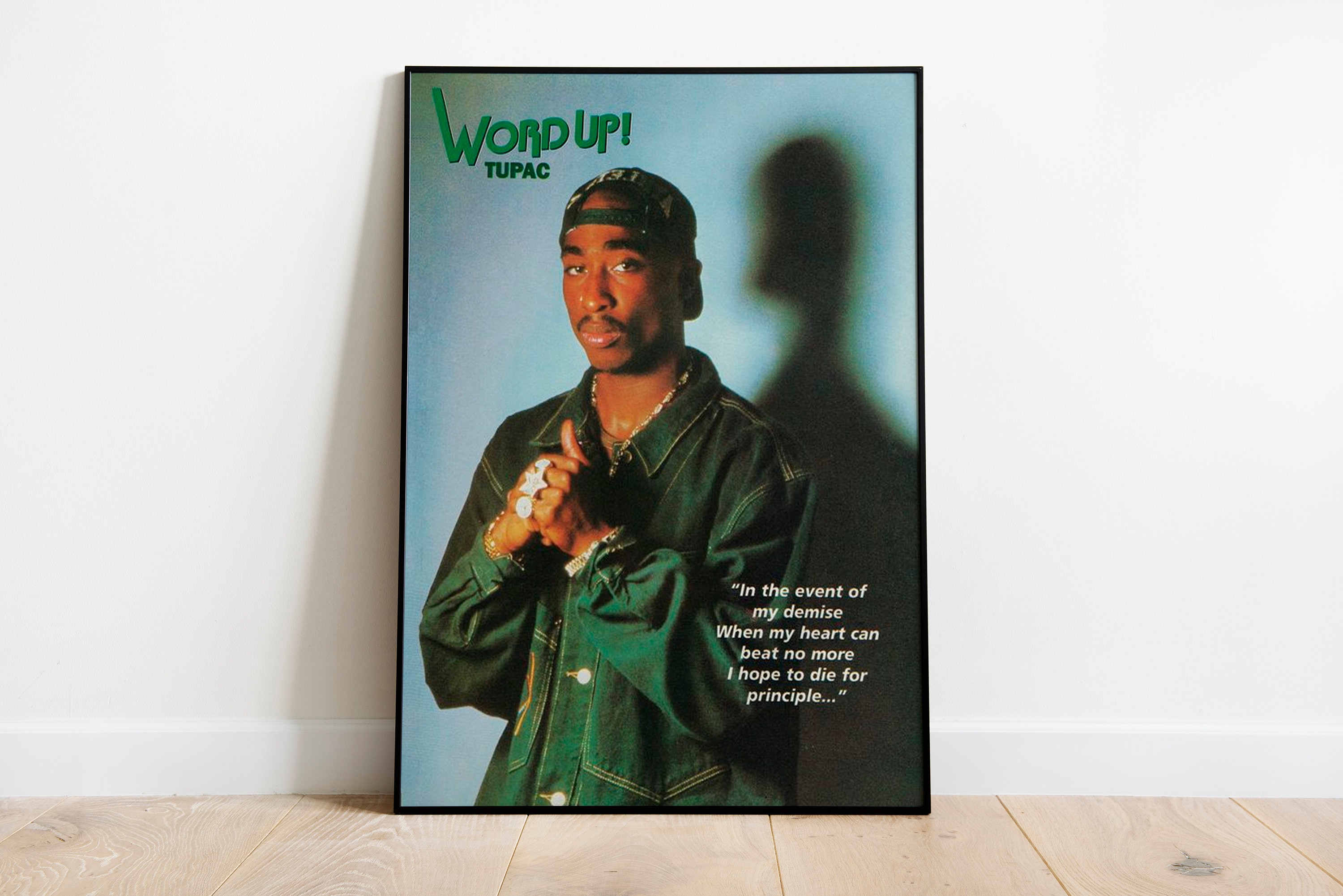 Tupac Vintage Music Retro Printed Art, Album Cover Polaroid | Inspire ...