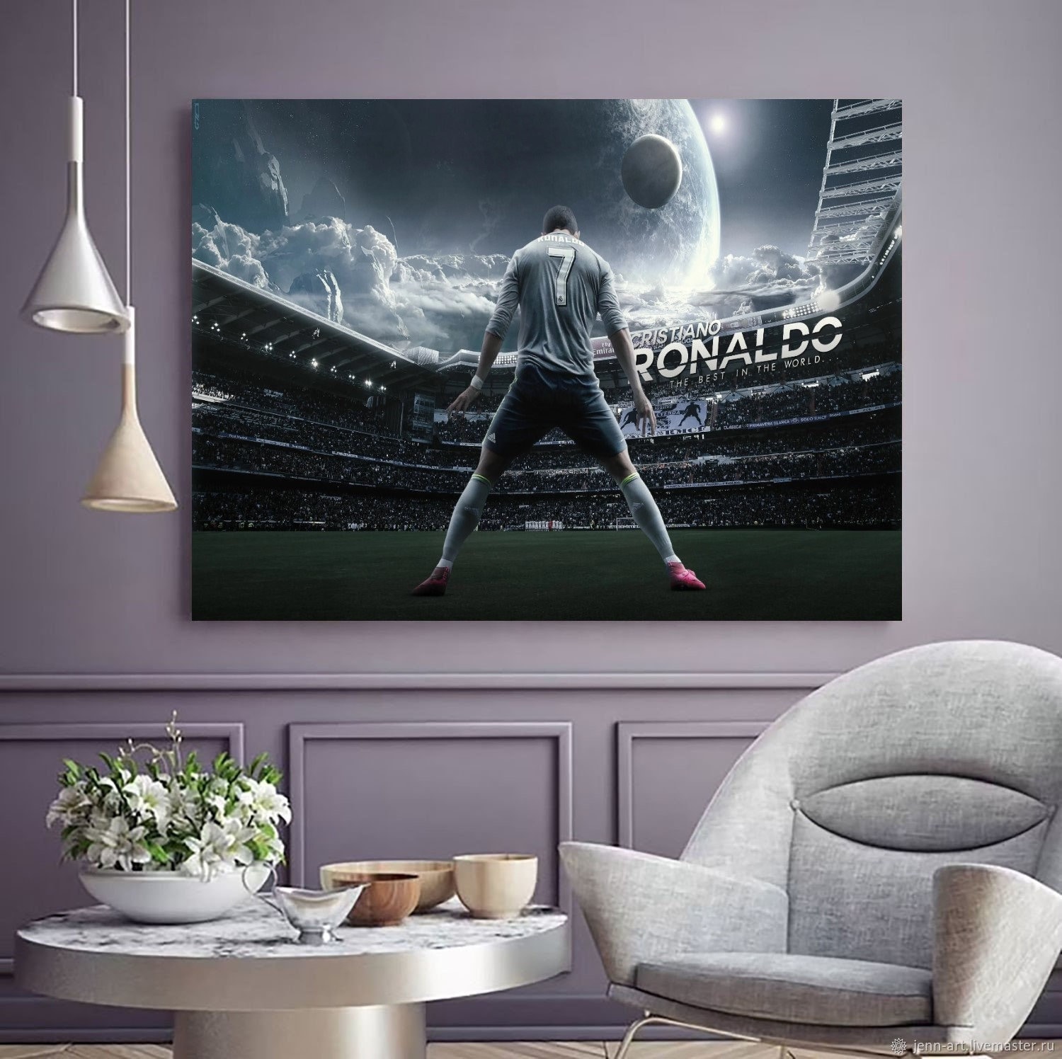 Cristiano Ronaldo Print, Cristiano Ronaldo Wall Art, Cristia | Inspire ...