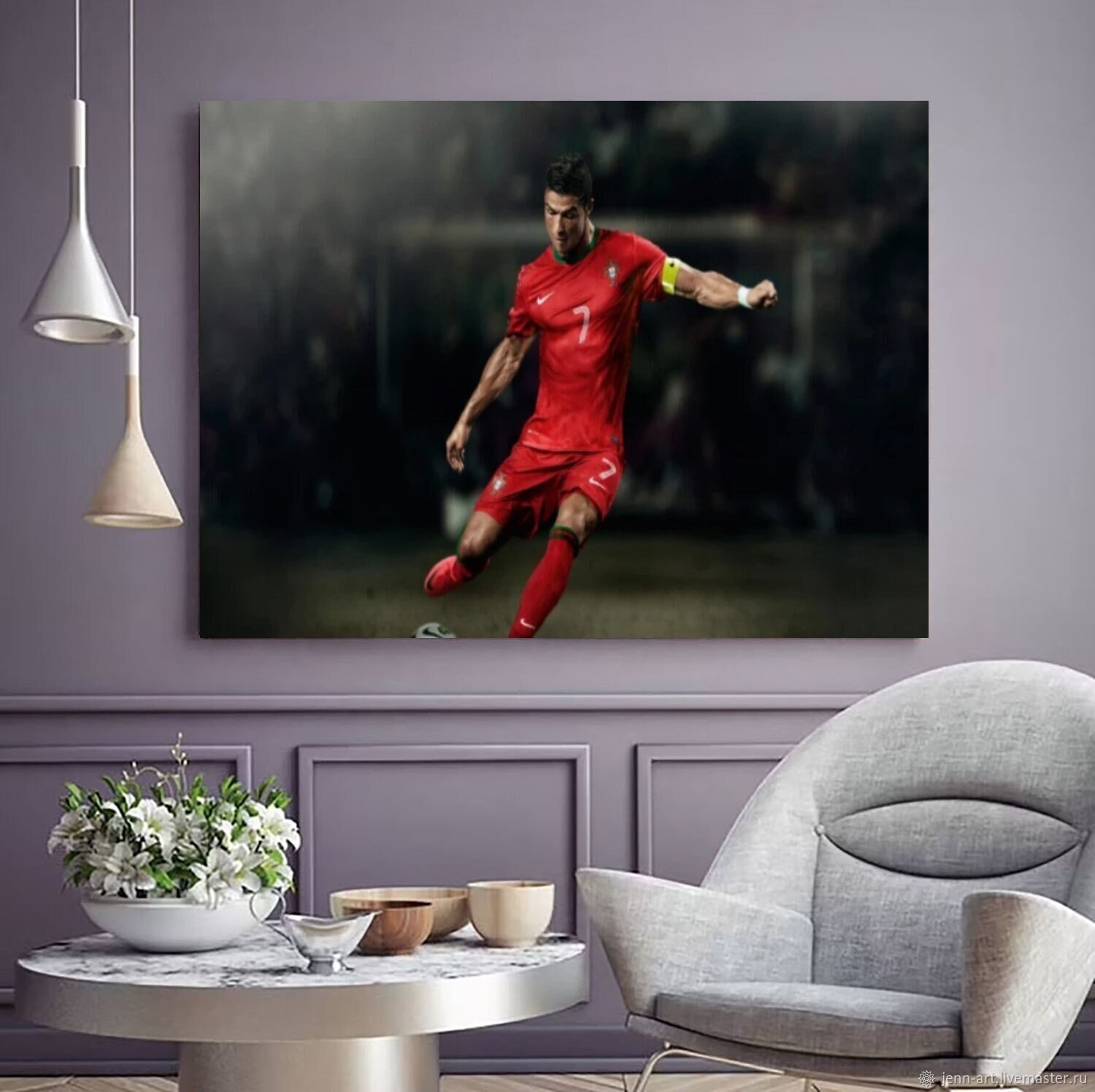 Cristiano Ronaldo Print, Cristiano Ronaldo Wall Art, Cristia | Inspire ...