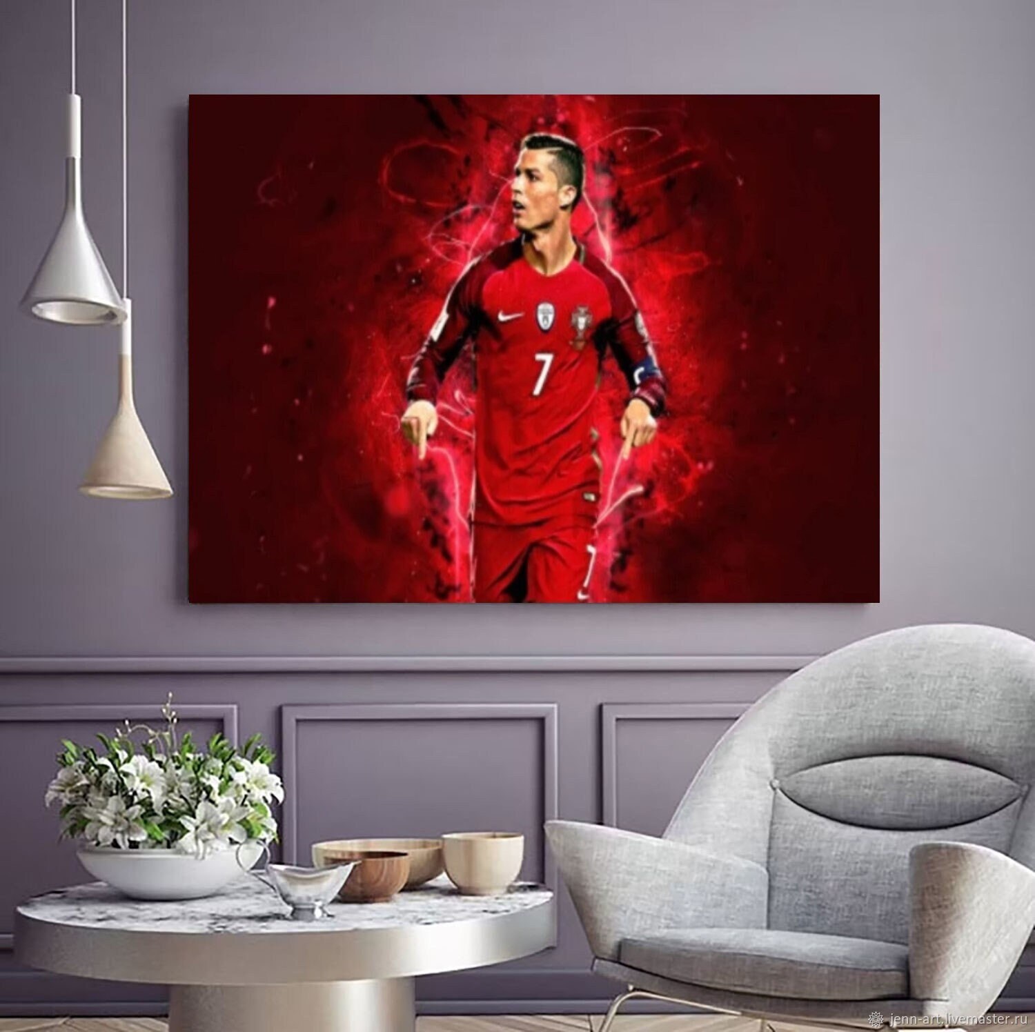 Cristiano Ronaldo Print, Cristiano Ronaldo Wall Art, Cristia - Inspire ...