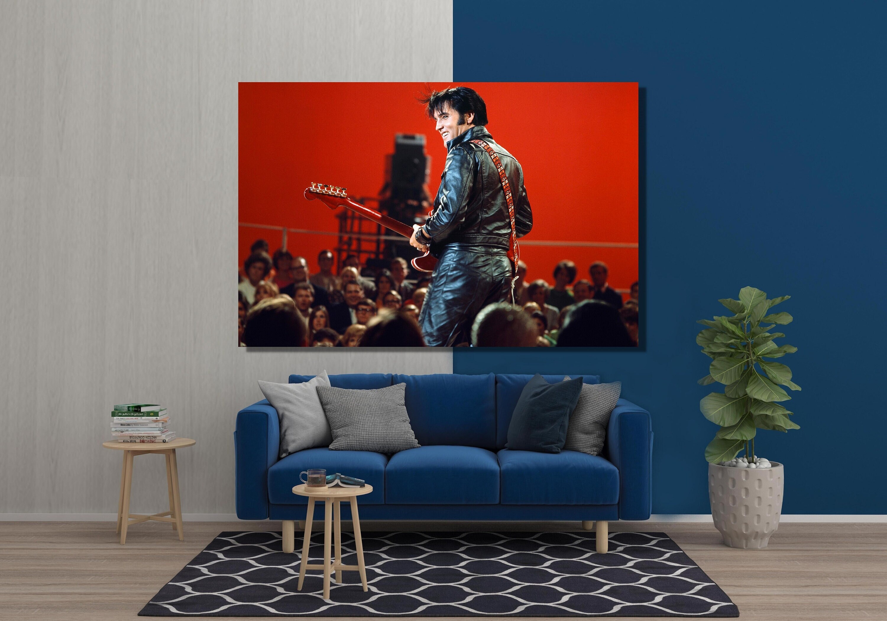 Elvis Presley Canvas, Elvis Presley Poster Print, Elvis Pres | Inspire ...