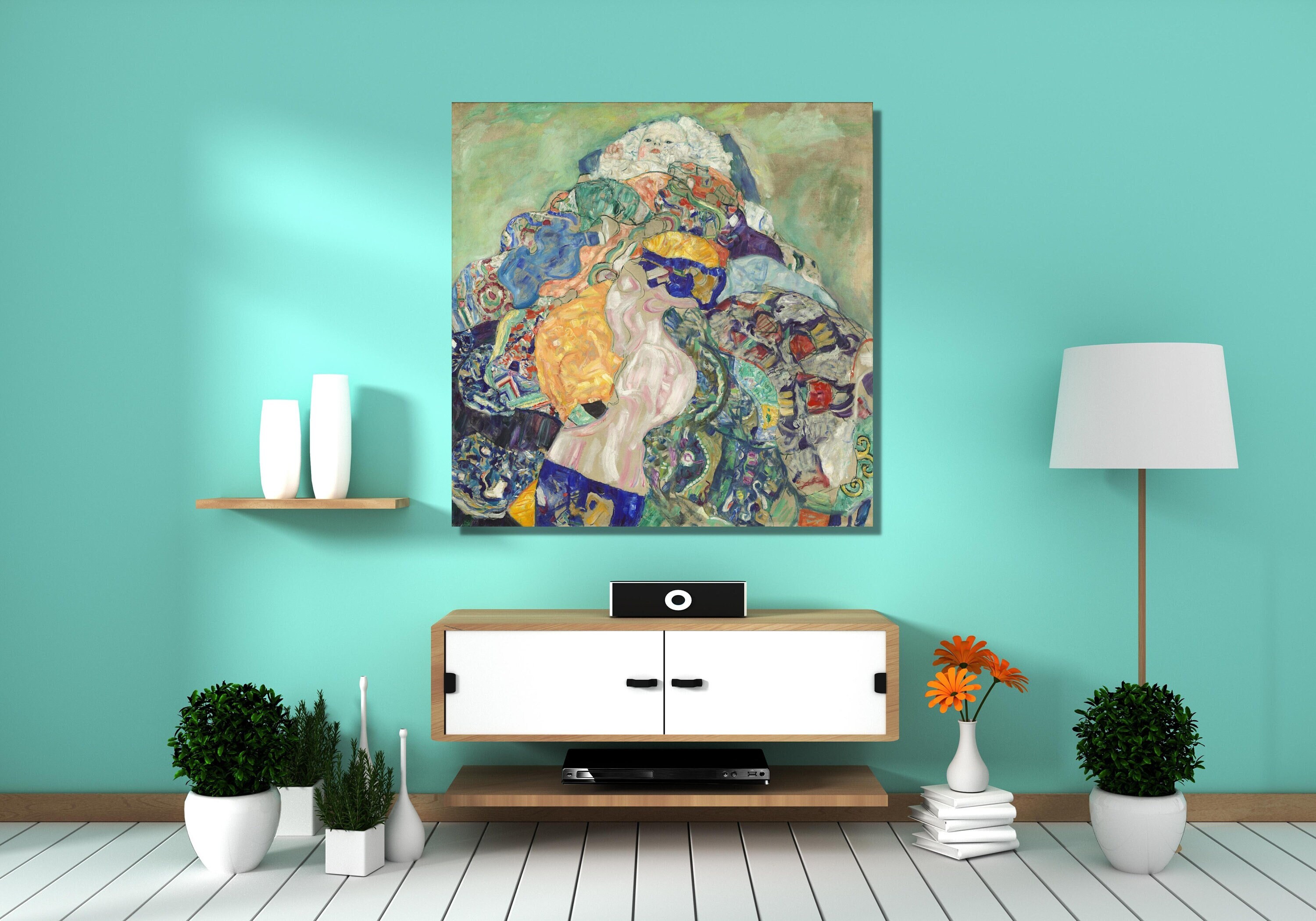 Gustav Klimpt Baby Paintings Poster Art, Gustav Klimt Poster | Inspire ...