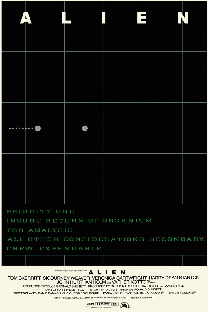 Alien 1979 Film Poster 1.jpg | Inspire Uplift