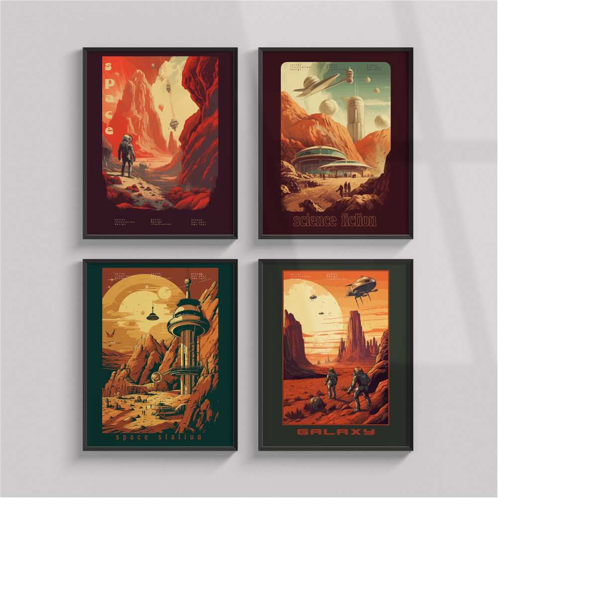 Retro space,sci-fi retro posters, SpaceX,Space Travel Poster | Inspire ...