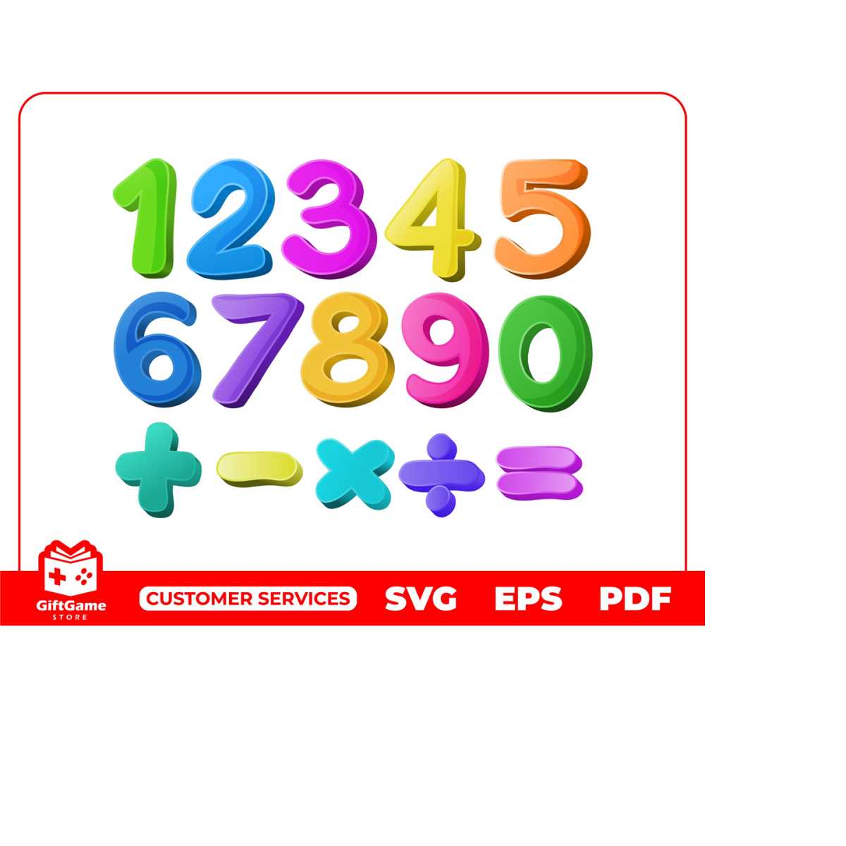 Alphabet SVG Number svg EPS PDF File Cut | Inspire Uplift