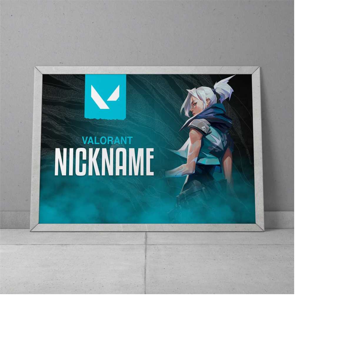 Valorant custom poster, Valorant Personalized, Valorant Fade | Inspire ...