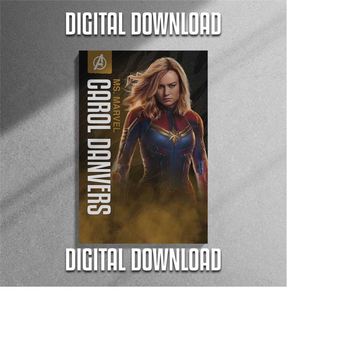 Captain Marvel Poster,Captain Marvel Art,The Avengers,Avenge | Inspire Uplift