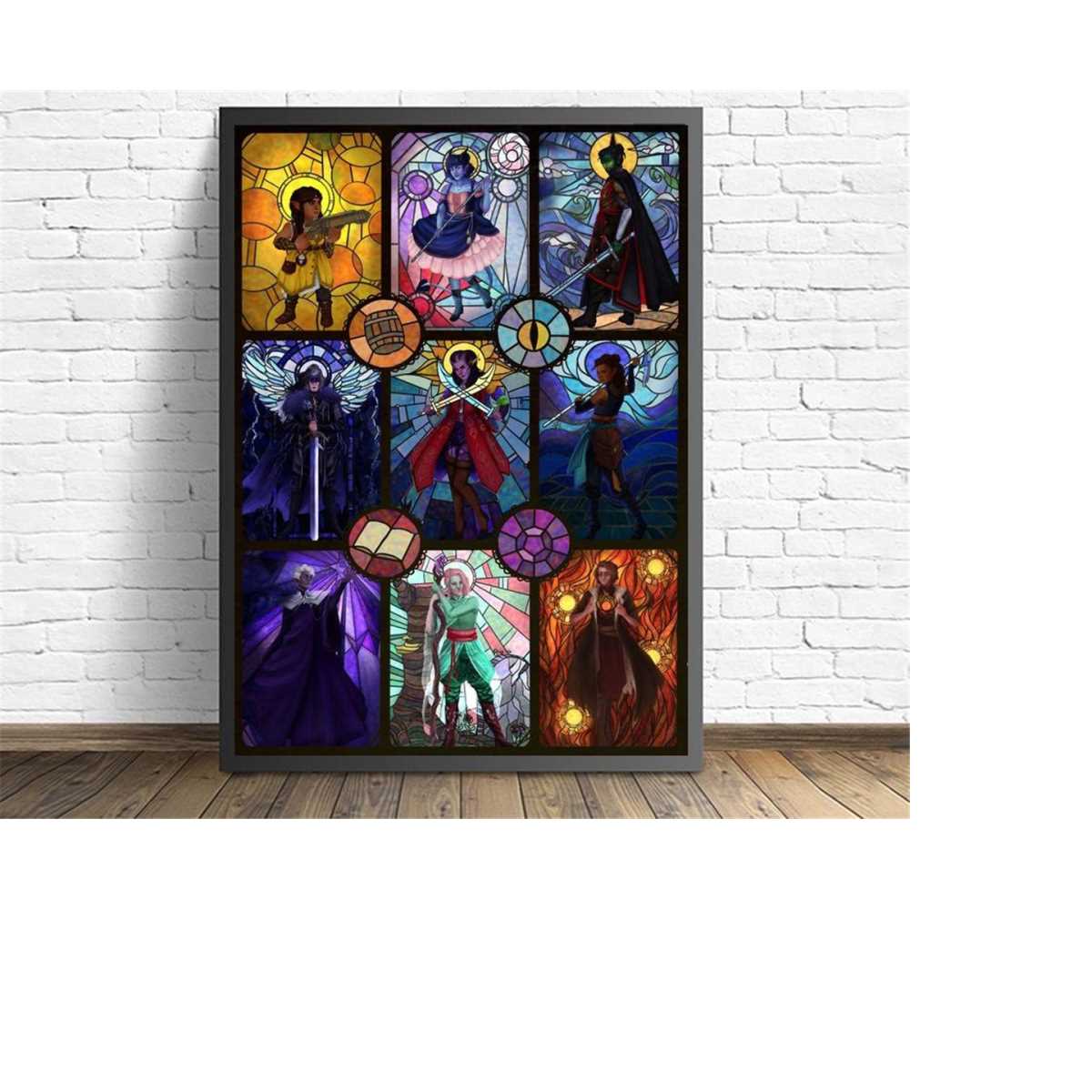 Critical Role Game Poster Wall art Canvas Painting | Inspire Uplift