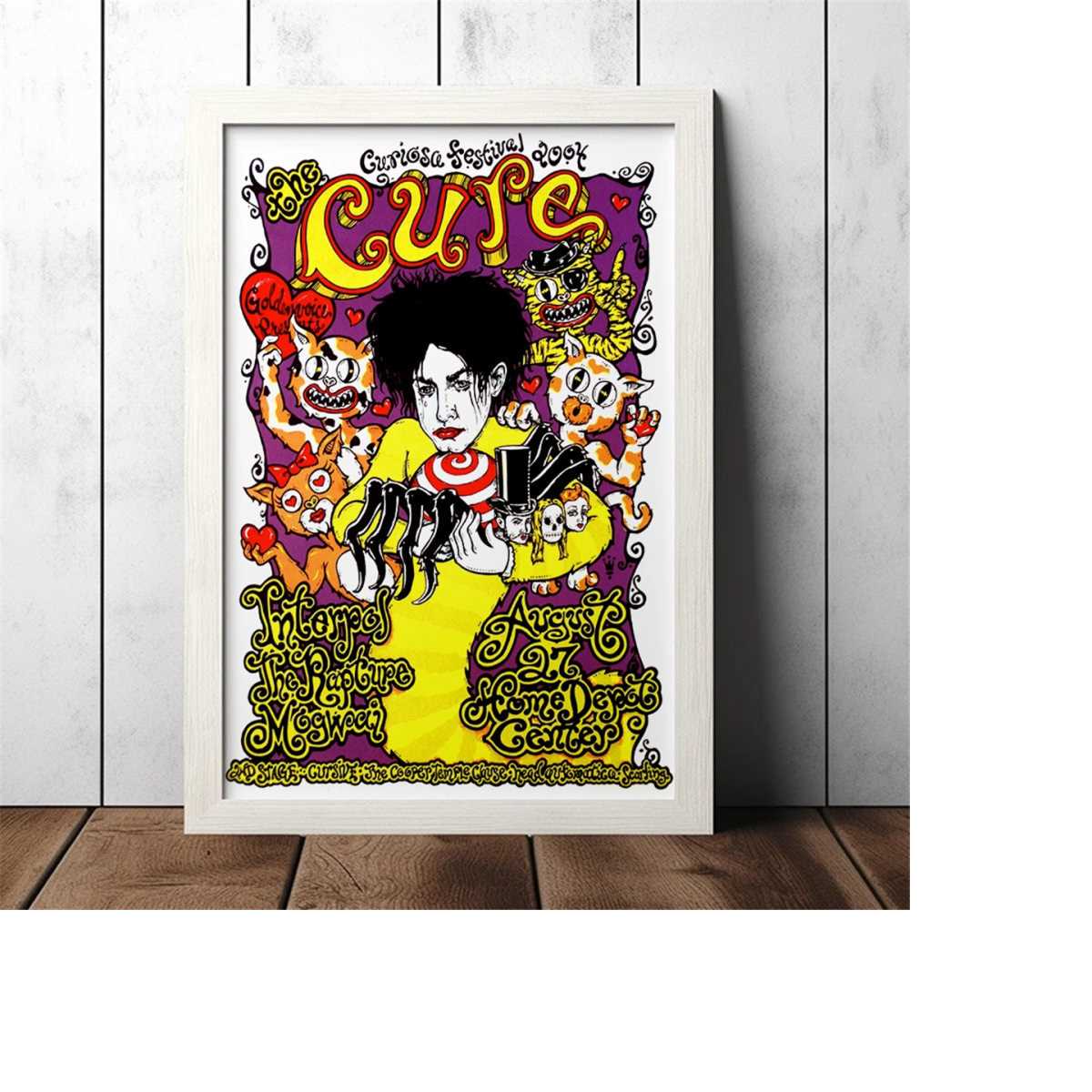 The Cure Vintage Concert Posters - Music Fan | Inspire Uplift