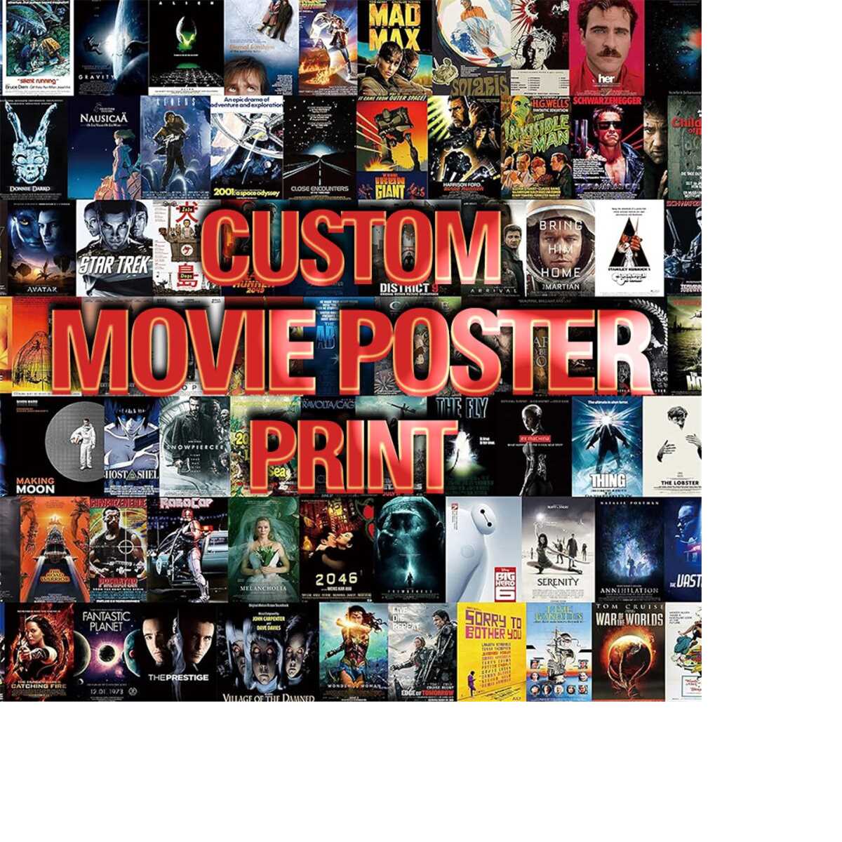 Custom Movie Poster Print - Film Poster - | Inspire Uplift