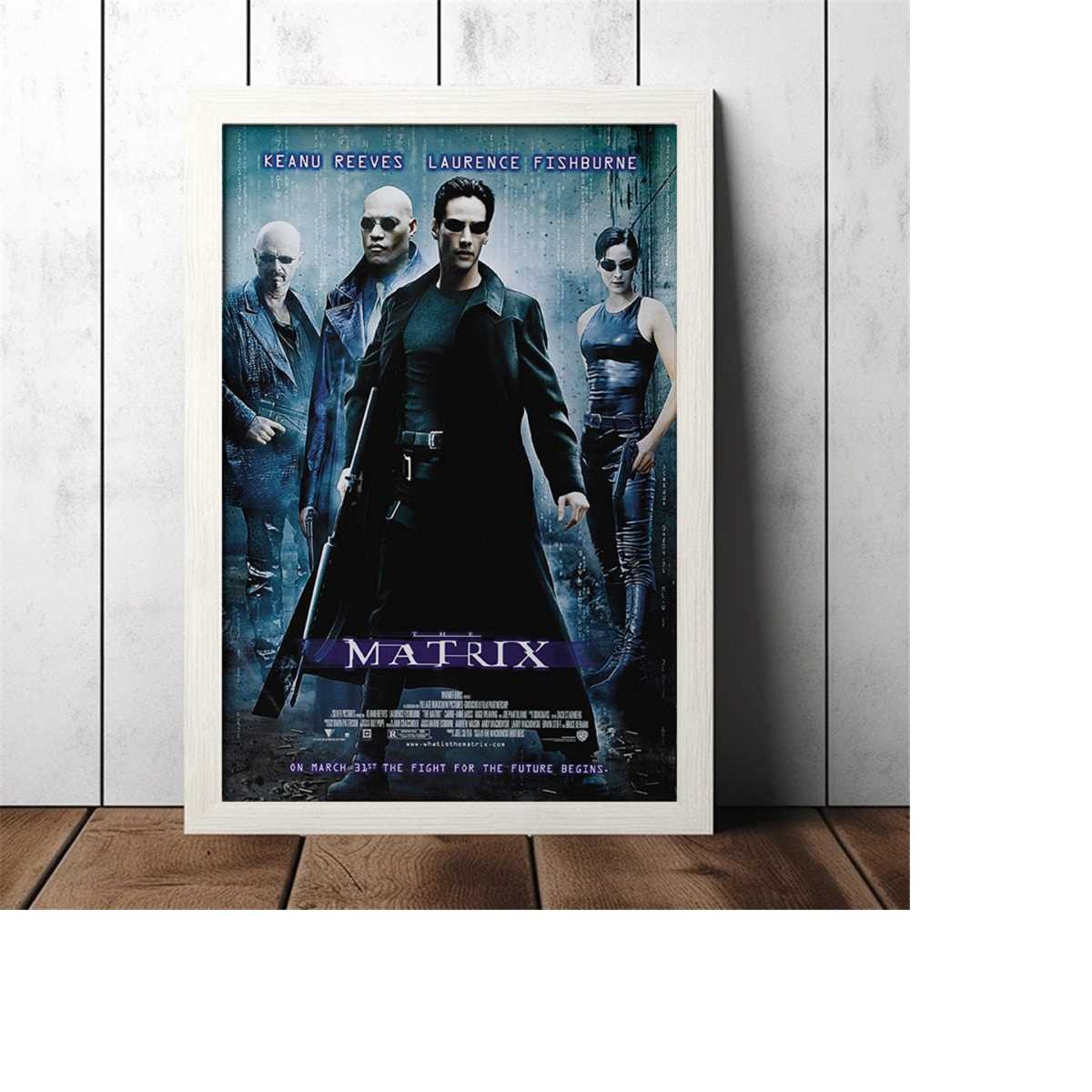 The Matrix (1999) Classic Movie Poster - Film | Inspire Uplift
