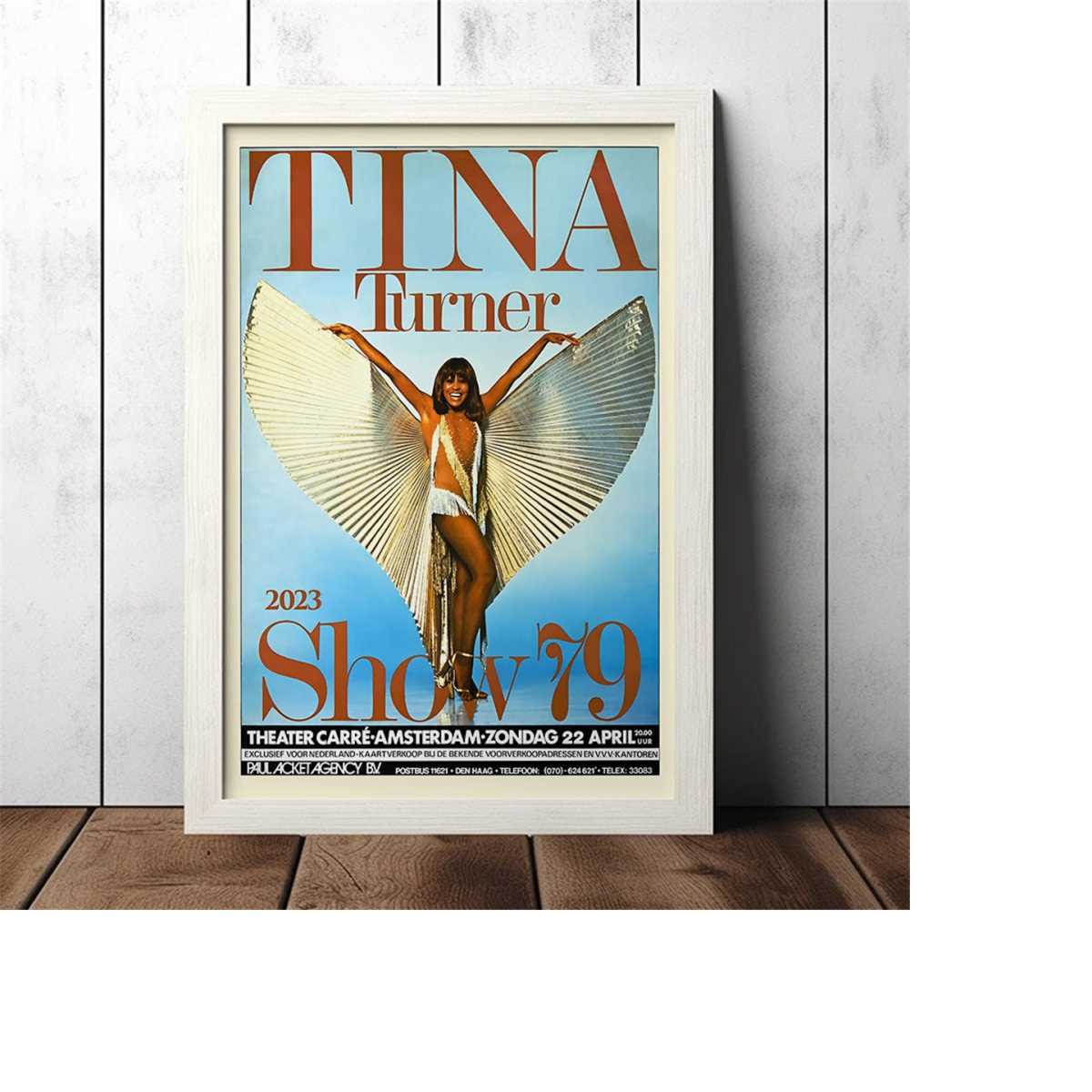 Tina Turner Show '79 Vintage Concert Poster - | Inspire Uplift