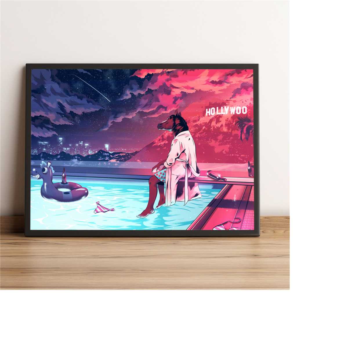 BoJack Horseman Poster, Will Arnett Wall Art, Tv | Inspire Uplift