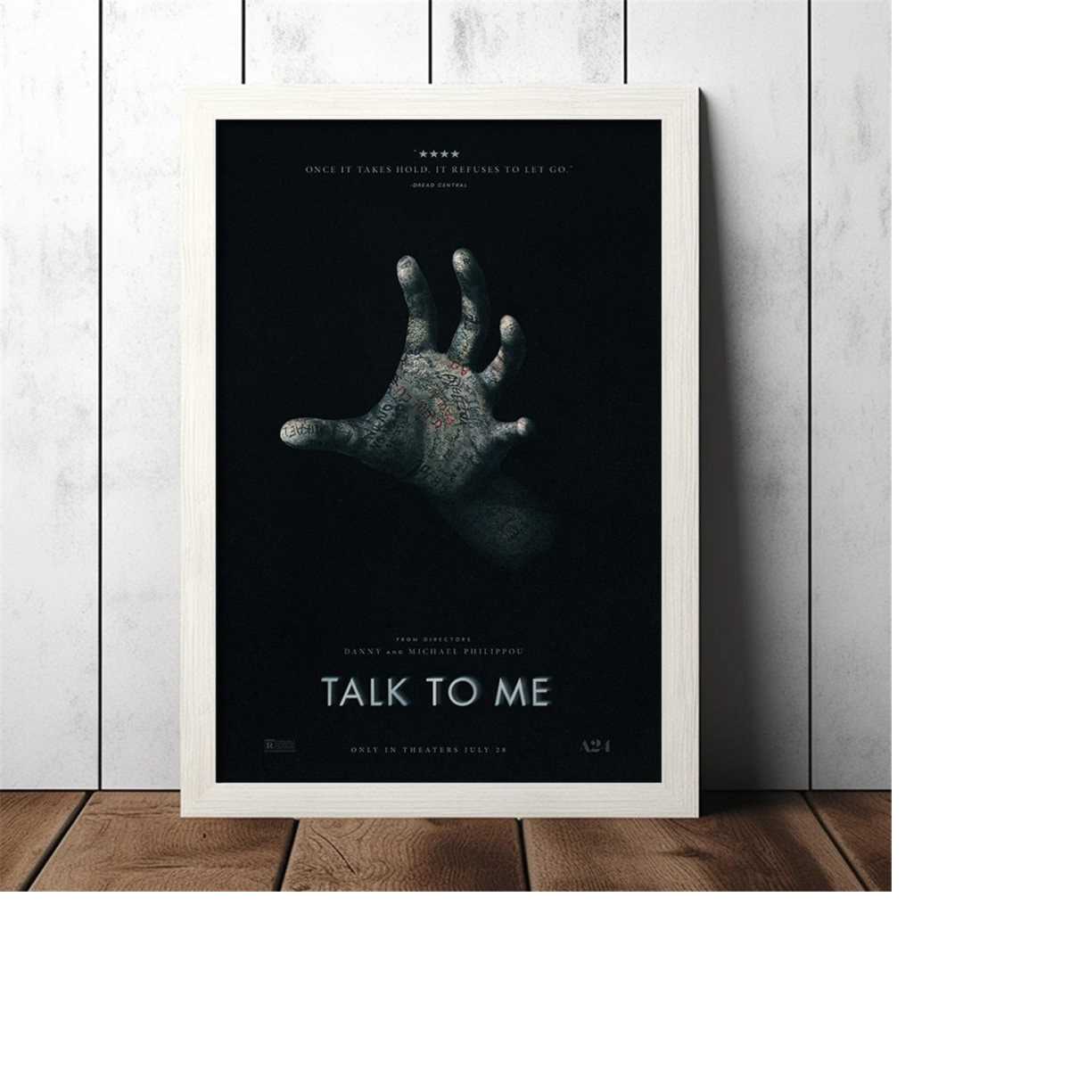 Talk to Me (2022) Classic Horror Movie Poster - Inspire Uplift