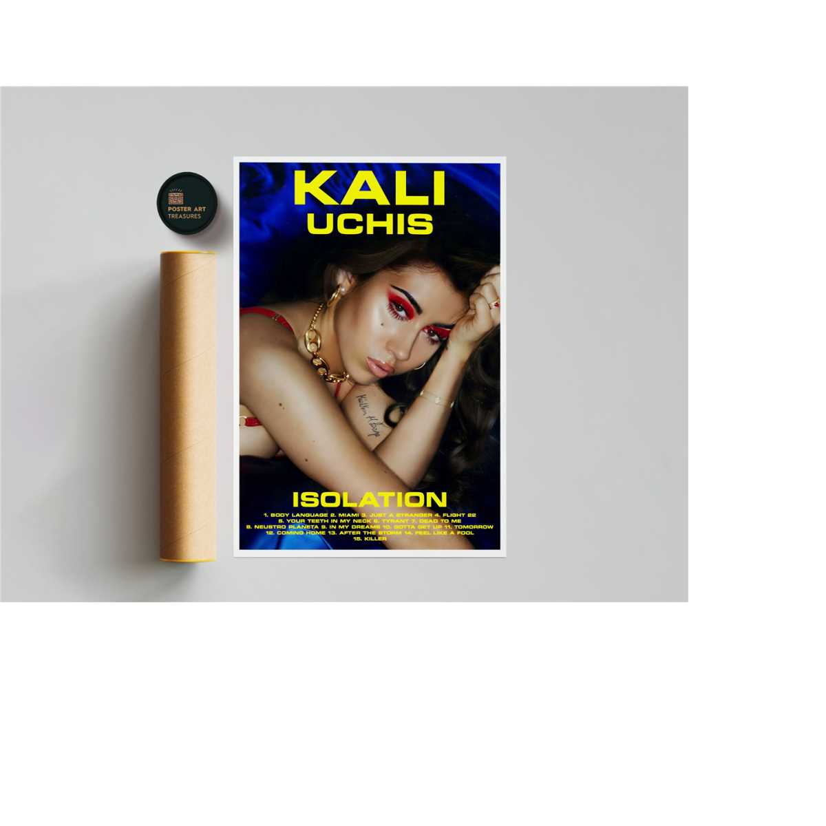 Kali Uchis - Isolation Album Poster / Room | Inspire Uplift