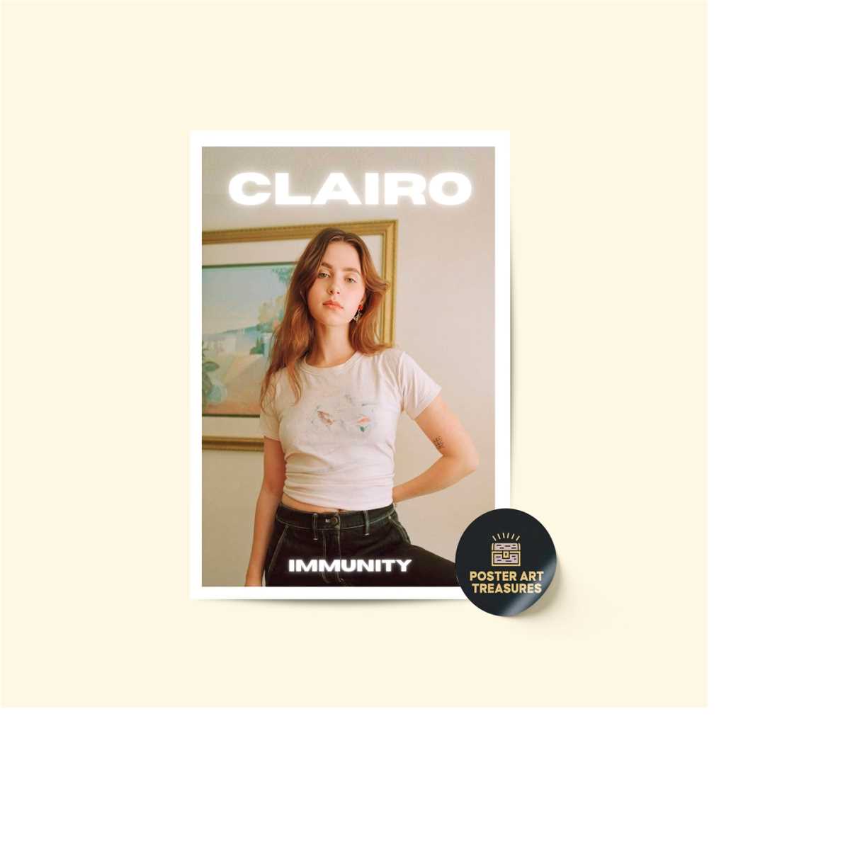 Clairo - Immunity Album Poster / Room Decor | Inspire Uplift