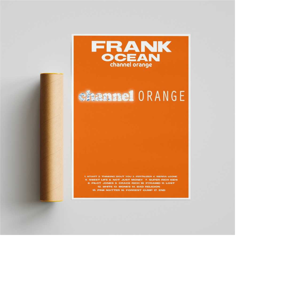 Frank Ocean - Channel Orange Album Poster / | Inspire Uplift