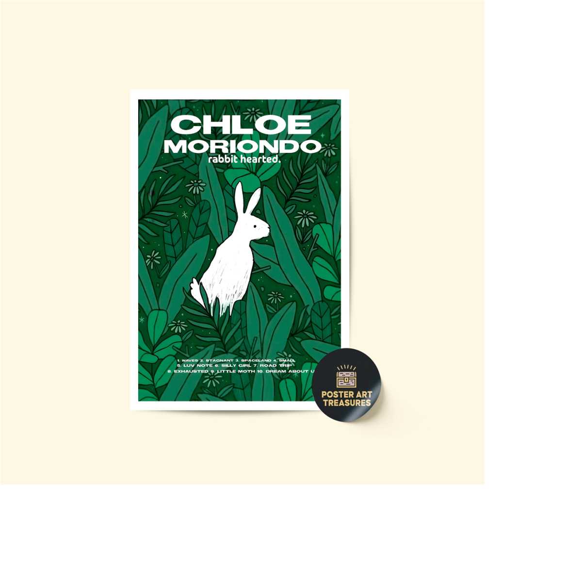 Chloe Moriondo - Rabbit Hearted. Album Poster / | Inspire Uplift