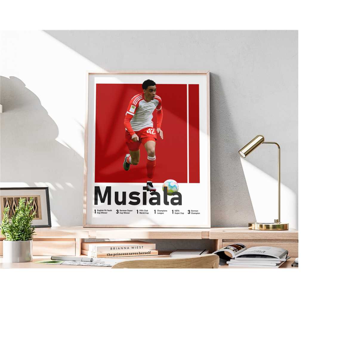 Printable Jamal Musiala Poster, Boys Room Wall Decoration, | Inspire Uplift