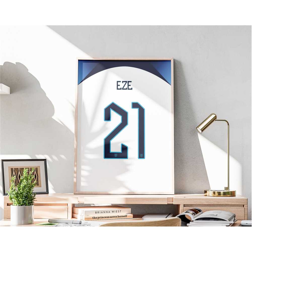 Printable Eberechi Eze Shirt, England Football Kit, Football | Inspire ...