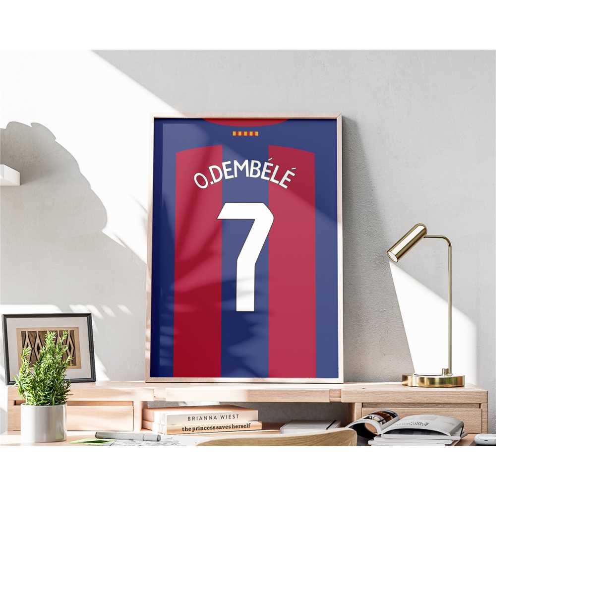 Printable Ousmane Dembele Jersey, 2023 2024 Season, French | Inspire Uplift