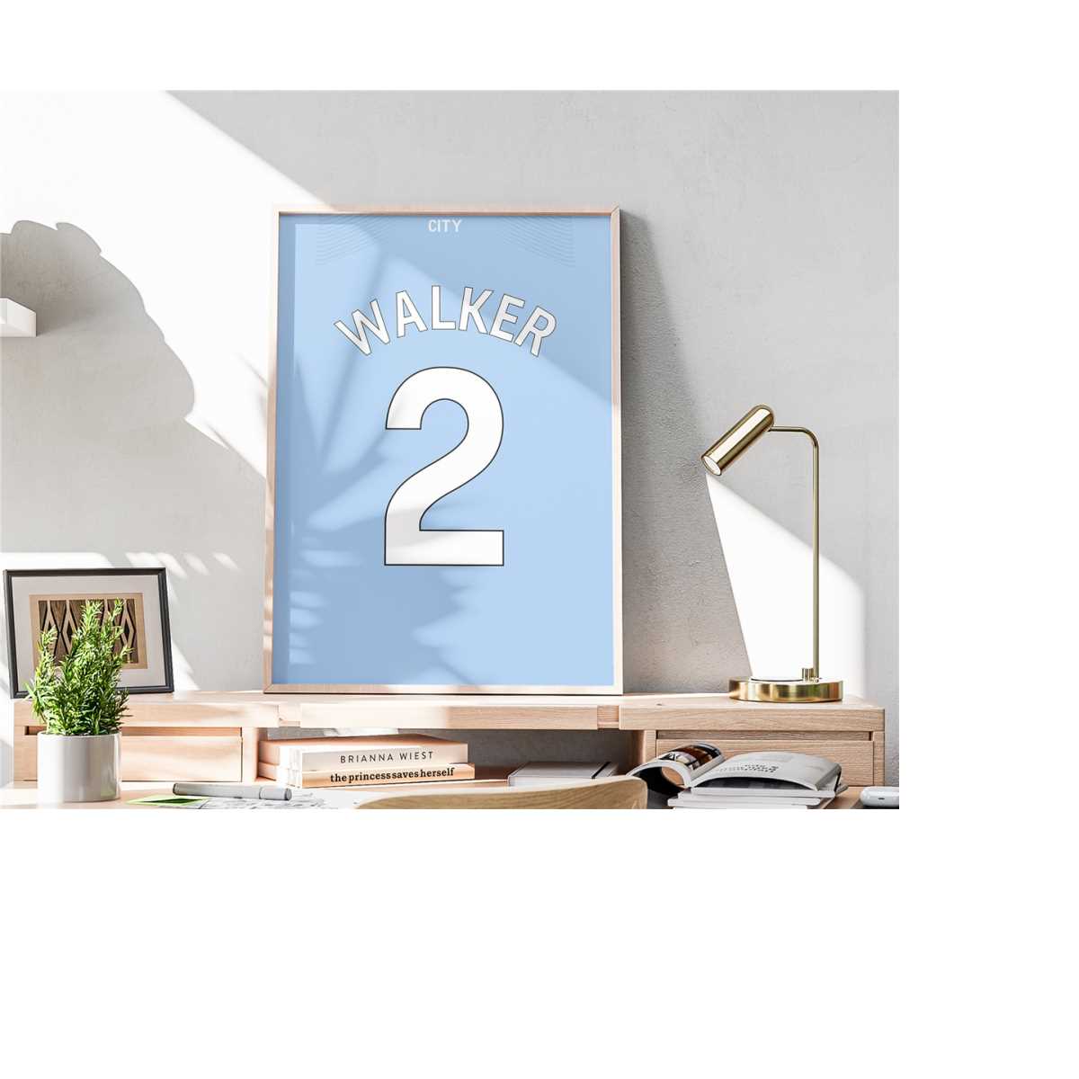 Printable Kyle Walker 2023-2024 Season Jersey, English Profe | Inspire ...