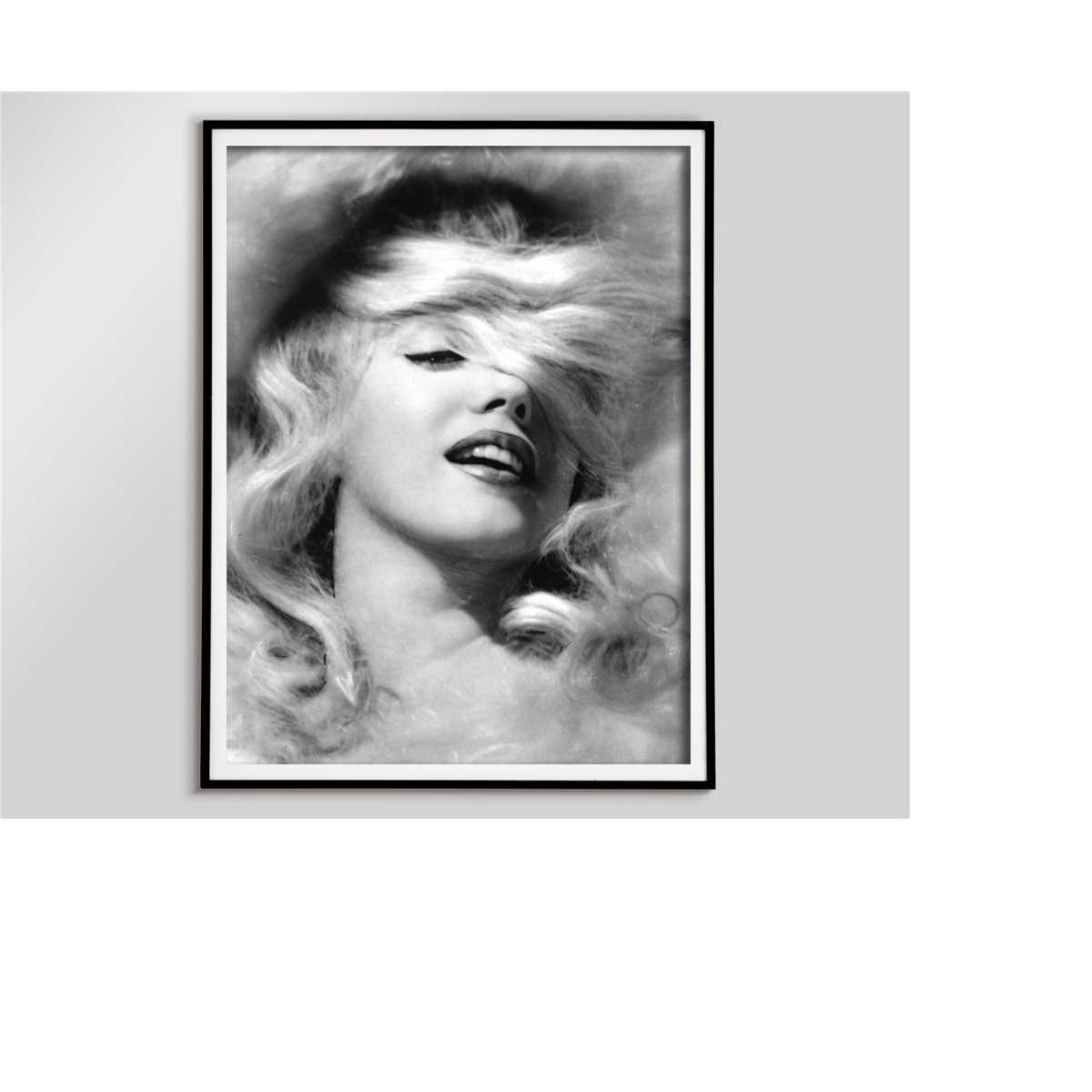 Marilyn Monroe Digital Download - Vintage Black and | Inspire Uplift