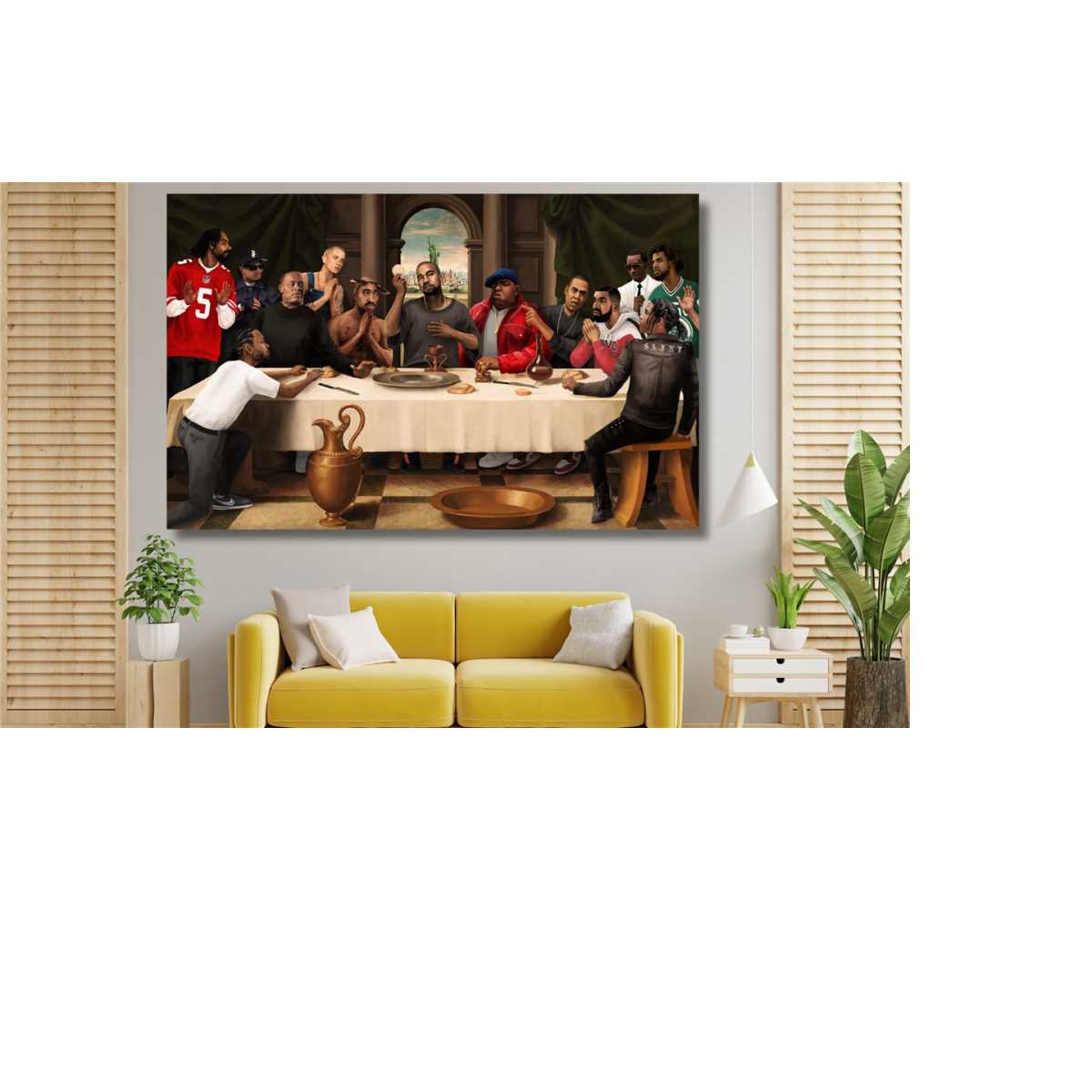 The Last Supper All Time Rappers Extra Large | Inspire Uplift