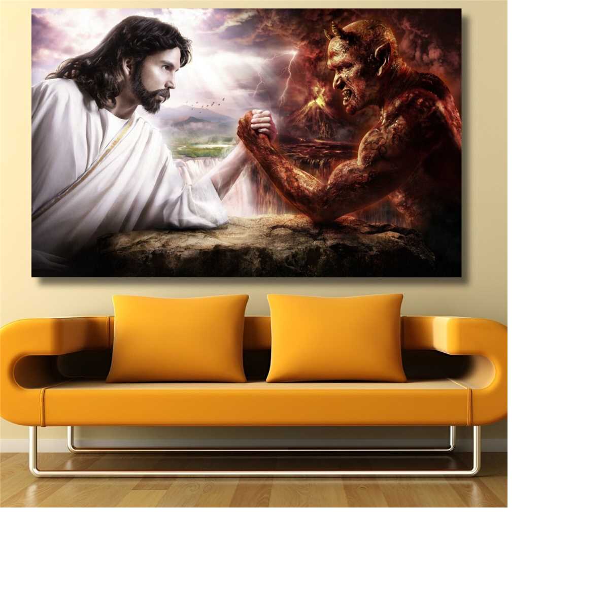 Jesus Christ Devil Satan God, Jesus Devil Vs | Inspire Uplift