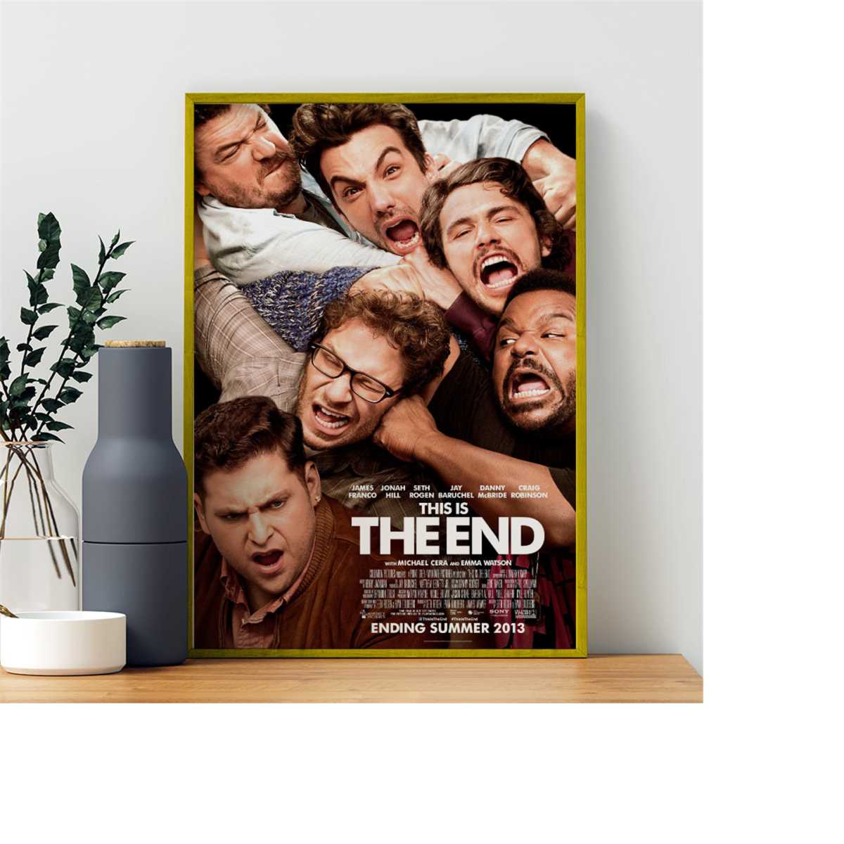 This is the End Movie Poster, HD Canvas | Inspire Uplift