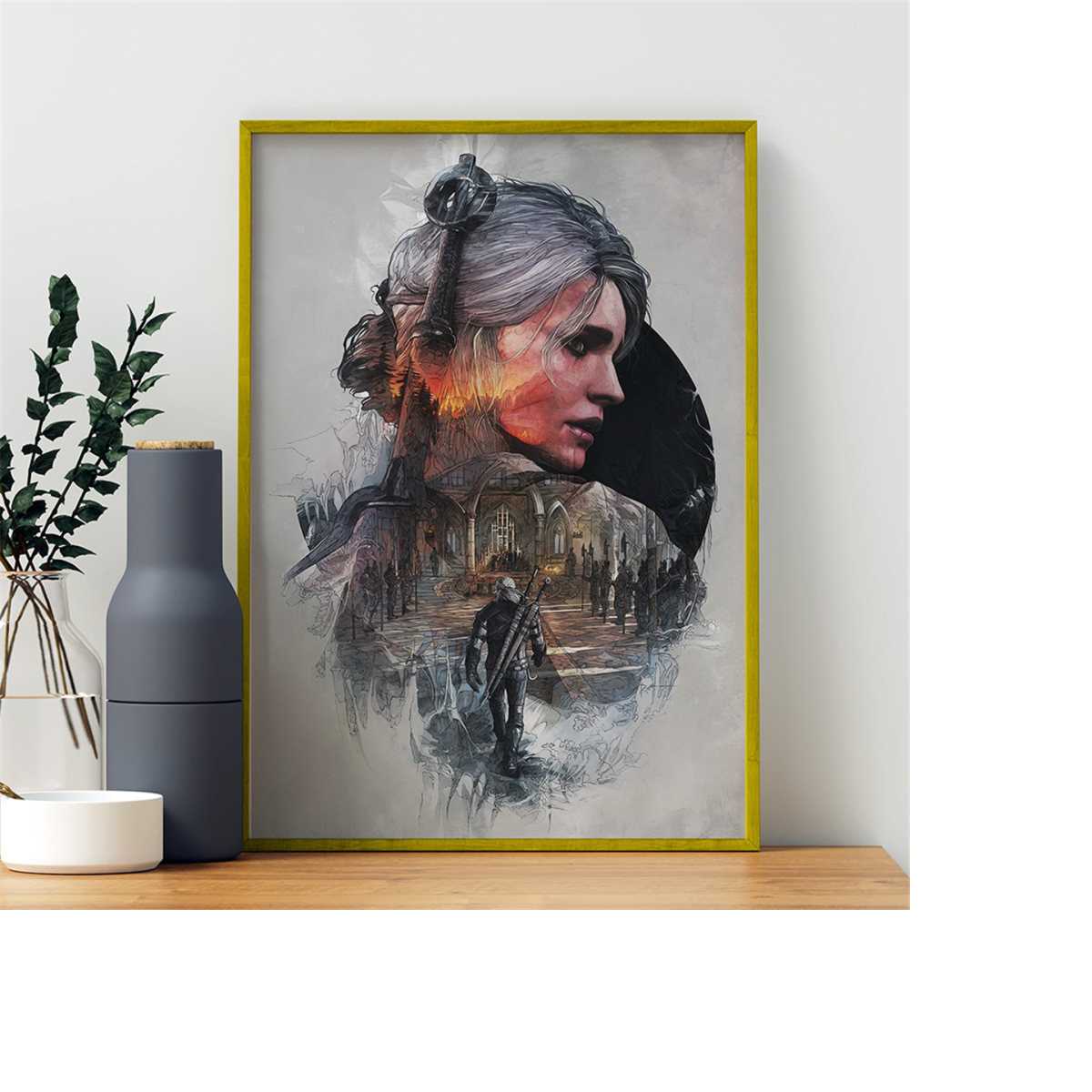 The Witcher 3 Wild Hunt Poster, Geralt of | Inspire Uplift