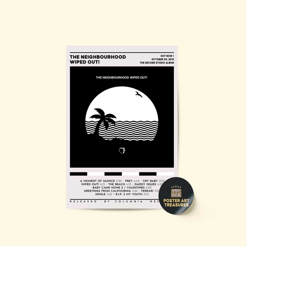 The Neighbourhood - Wiped Out! Poster / Album | Inspire Uplift