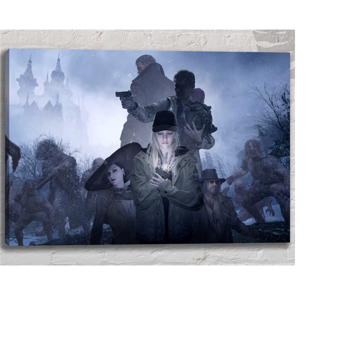 Resident Evil poster | Lady Dimitrescu | Resident | Inspire Uplift