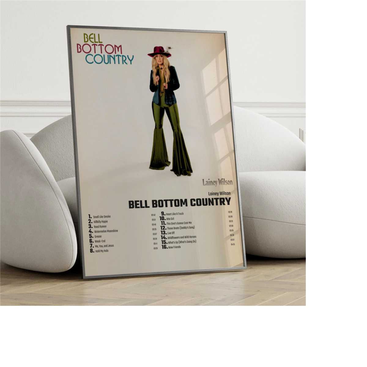 Lainey Wilson - Bell Bottom Country Album Cover | Inspire Uplift