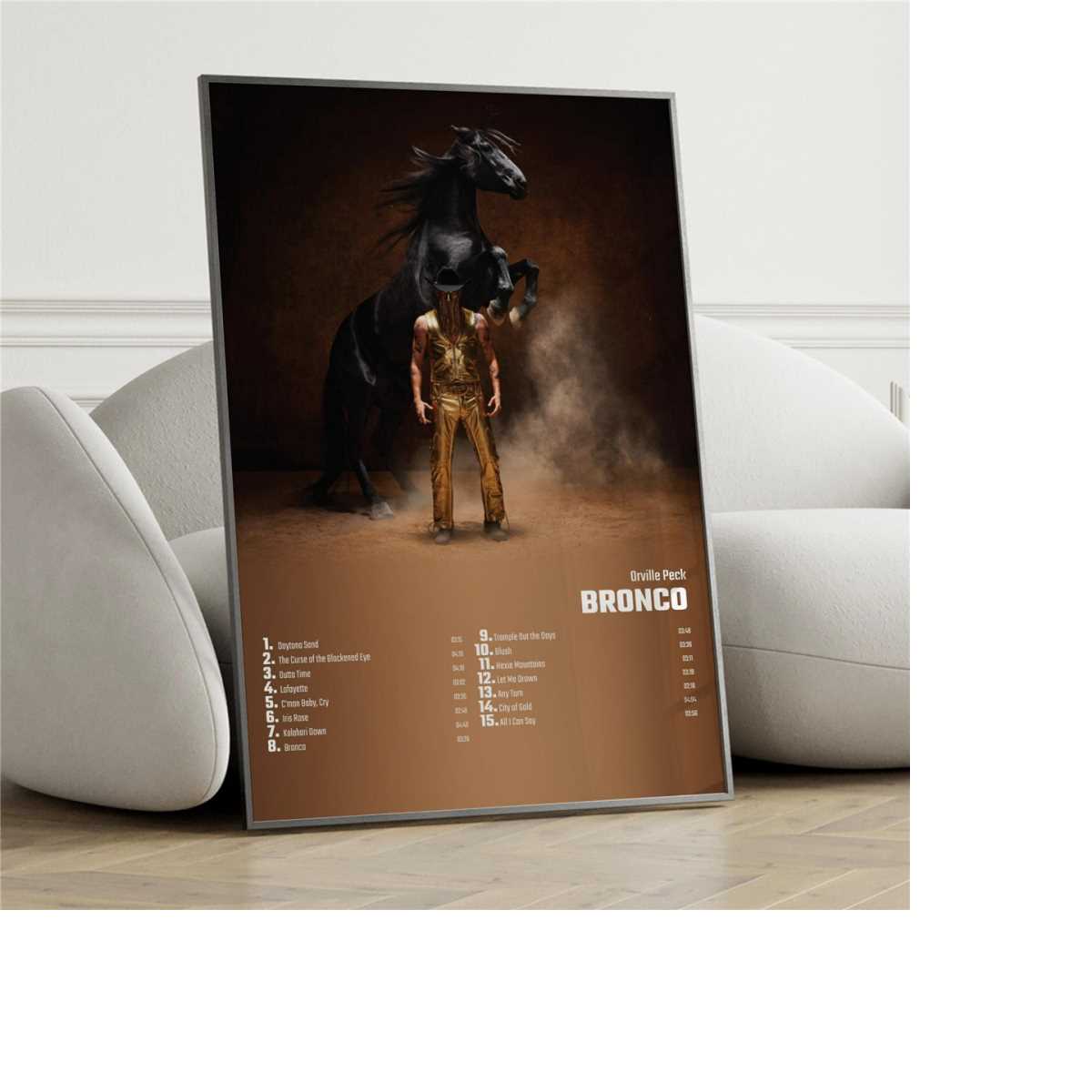 Orville Peck - Bronco Album Cover Poster Wall | Inspire Uplift